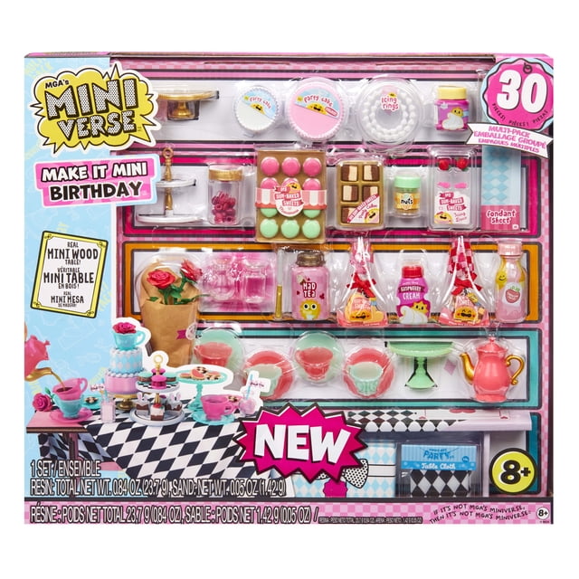 MGA's Miniverse Make It Mini Birthday Multi-Pack, Walmart Exclusive ...