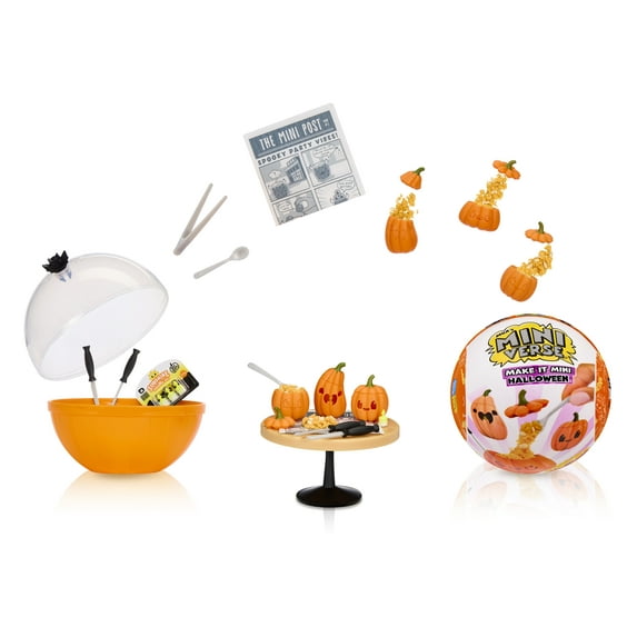 MGA's Miniverse Make It Mini Halloween Toys - Ghosts & Skeletons ...