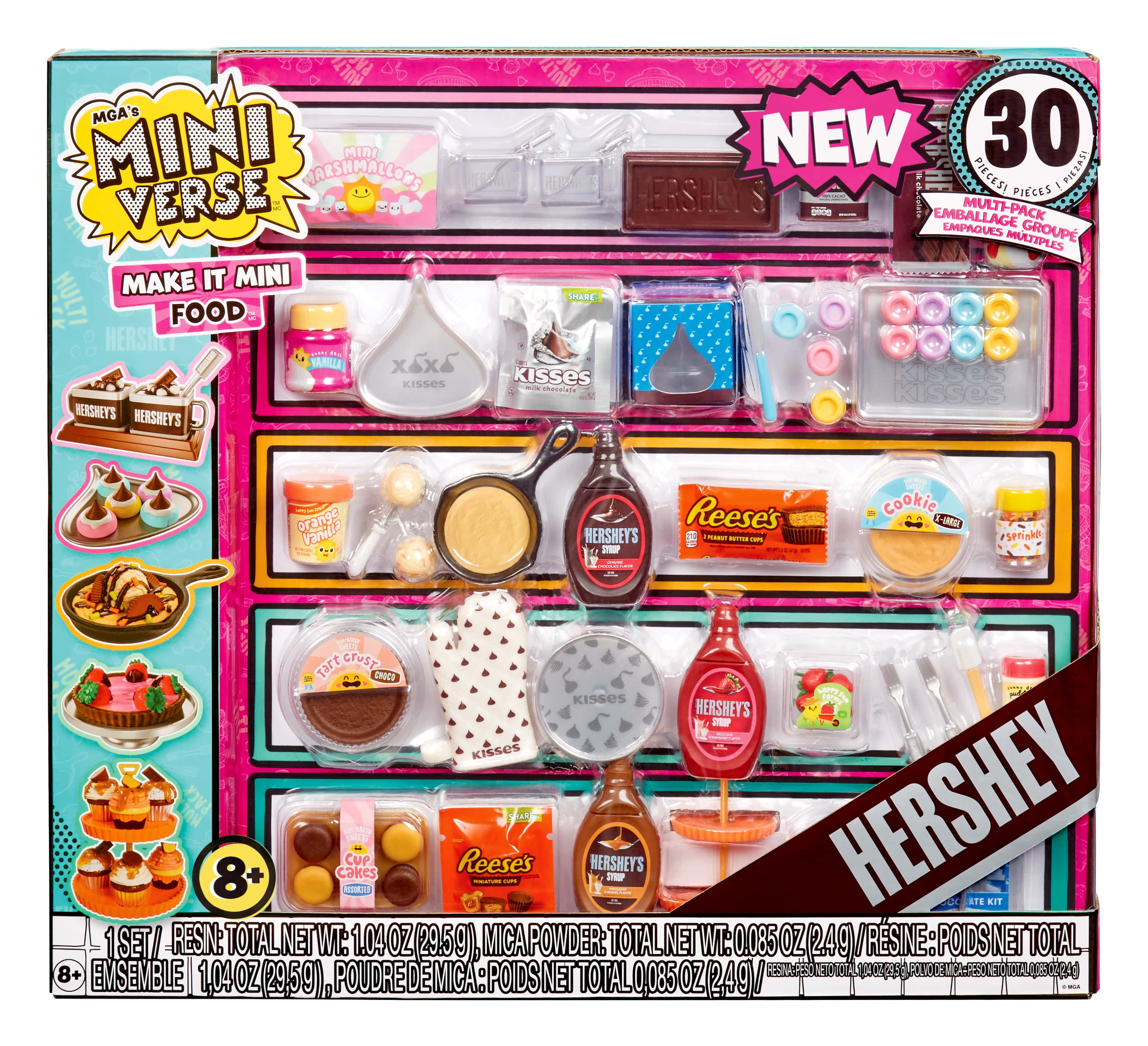 MGA's Miniverse Make It Mini Food Hershey Multi-Pack Mini Collectibles, Novelty Food Toy, Ages 8 ...