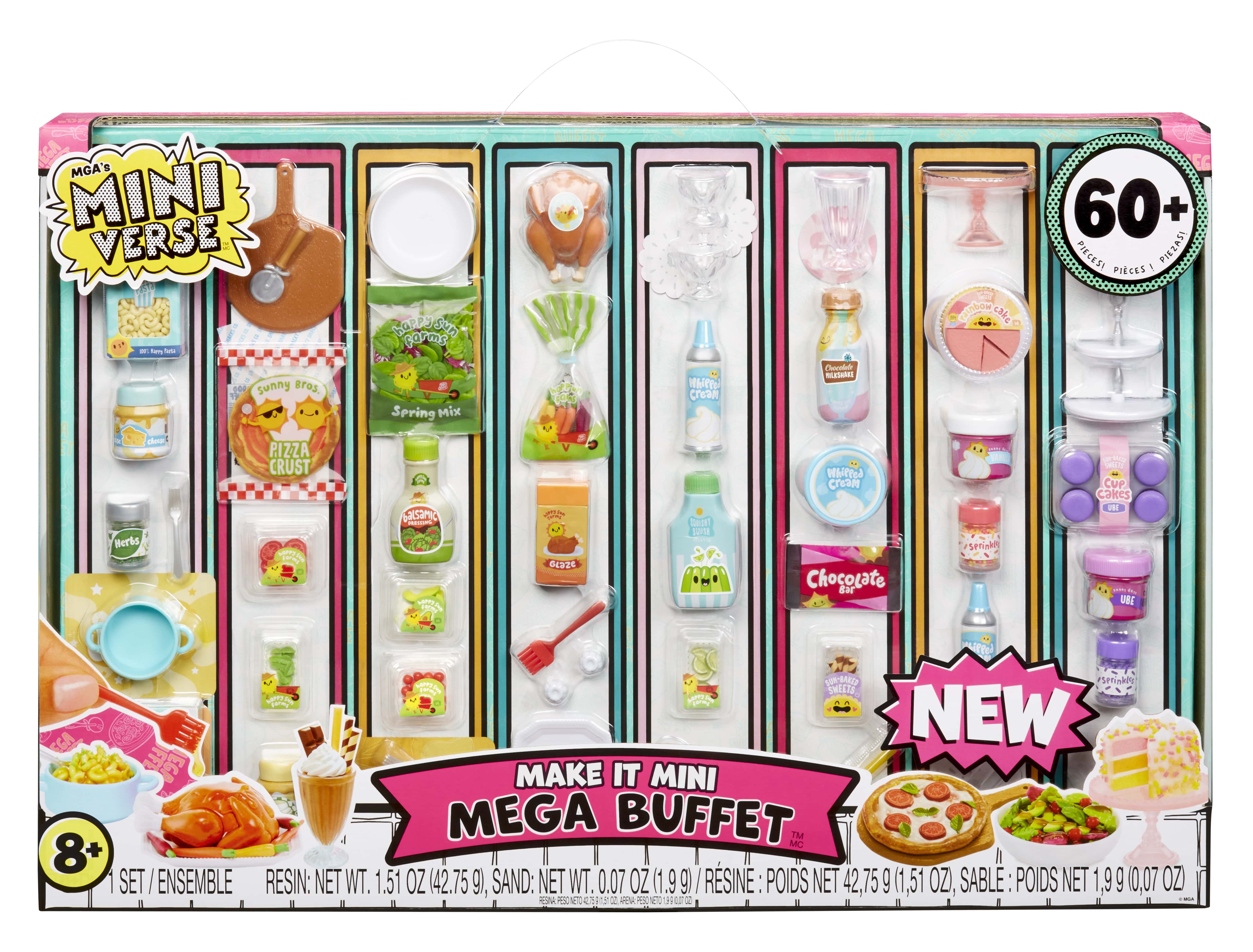 MGA s Miniverse Make It Mini Mega Buffet Resin Food Collectible 8 MGA s Miniverse Make It Mini Mega Buffet Resin Food Collectible 8