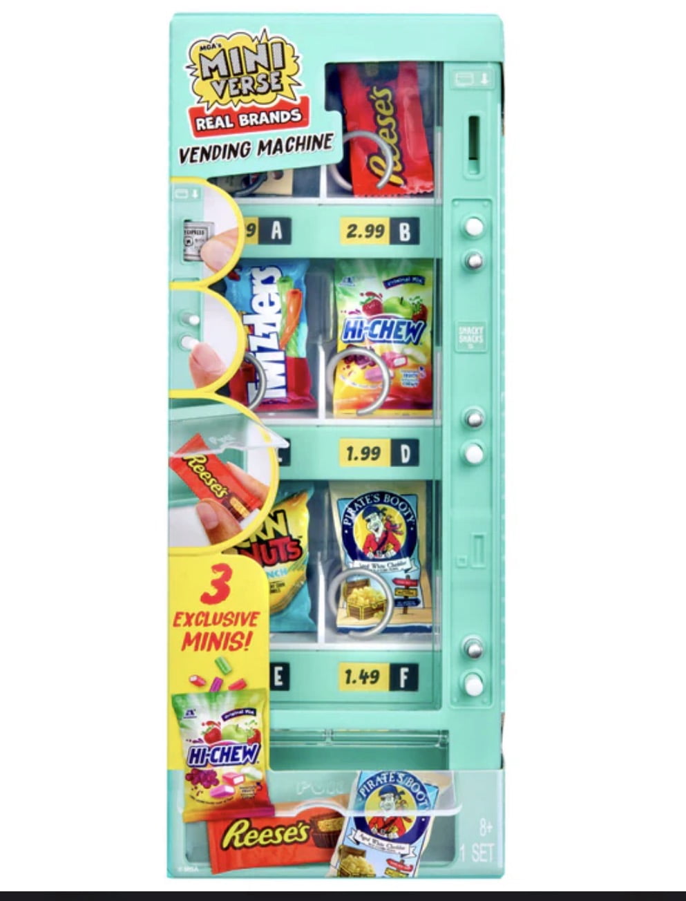 MGA's Miniverse Real Brands Vending Machine Teal - Walmart.com