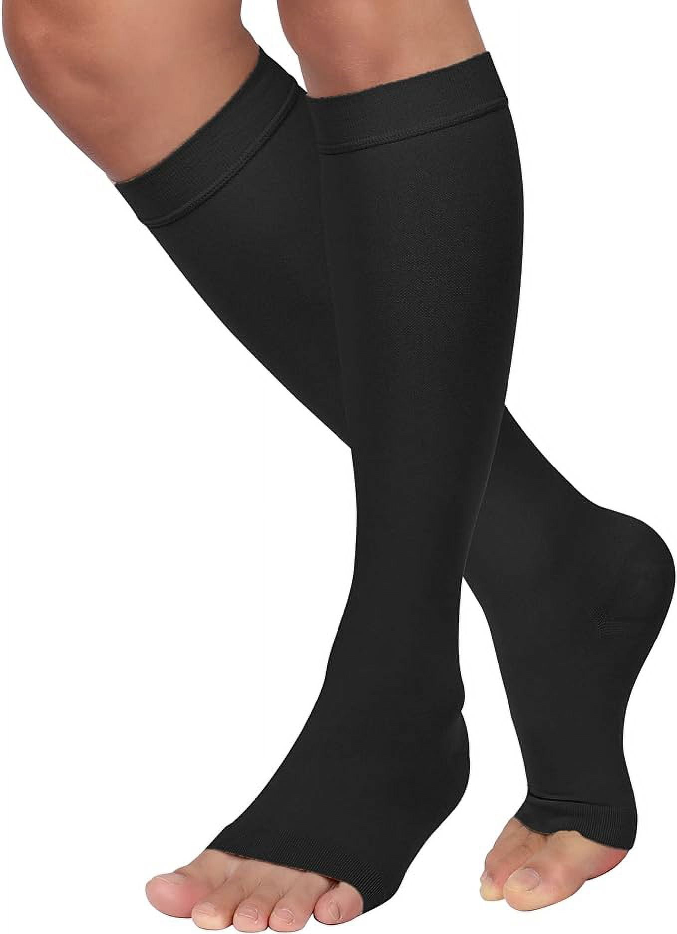 MGANG Compression Socks, 15-20 mmHg Graduated Knee High Compression ...
