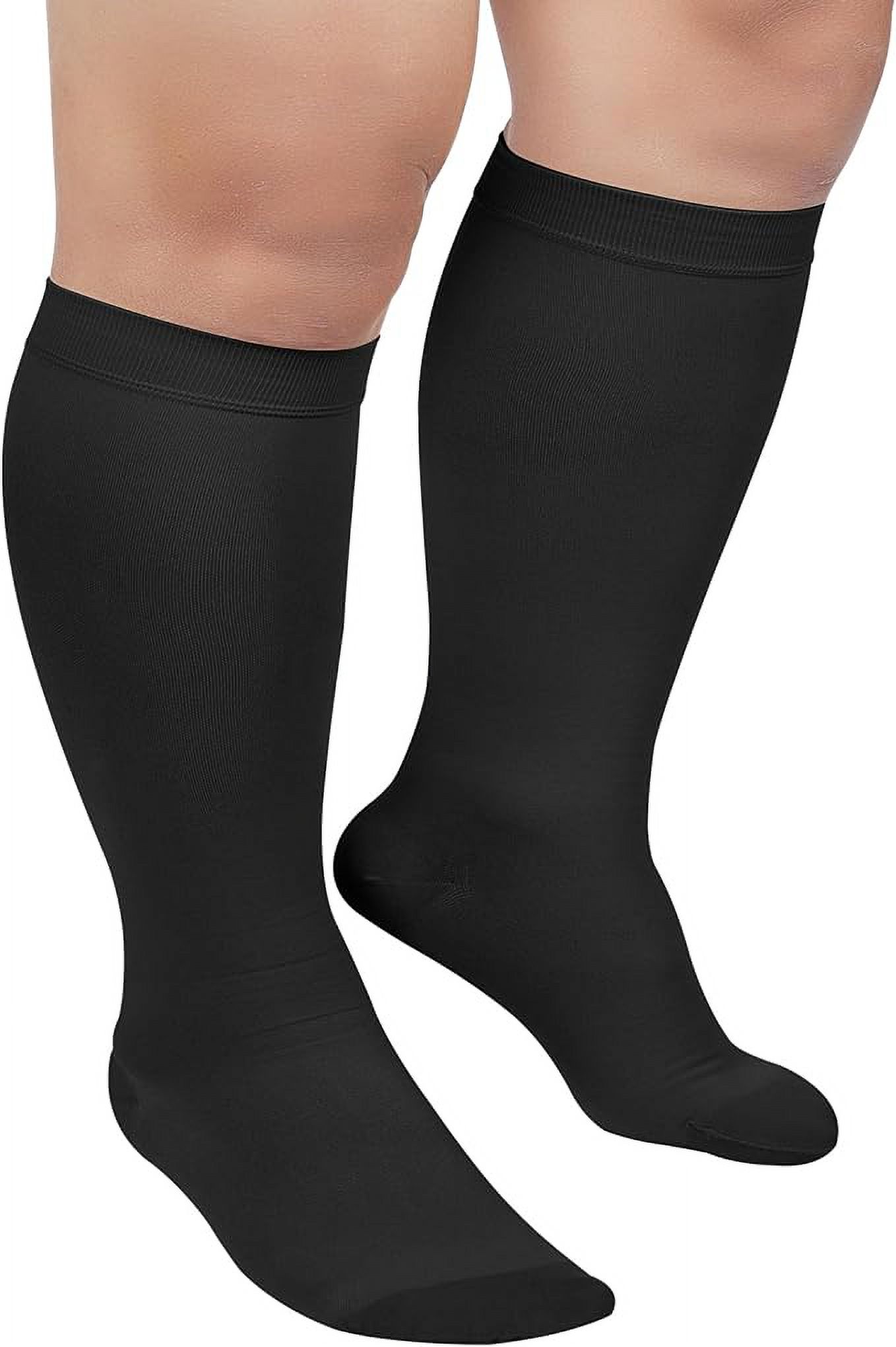 MGANG Compression Socks, Closed Toe, 20-30 mmHg Graduated Compression ...