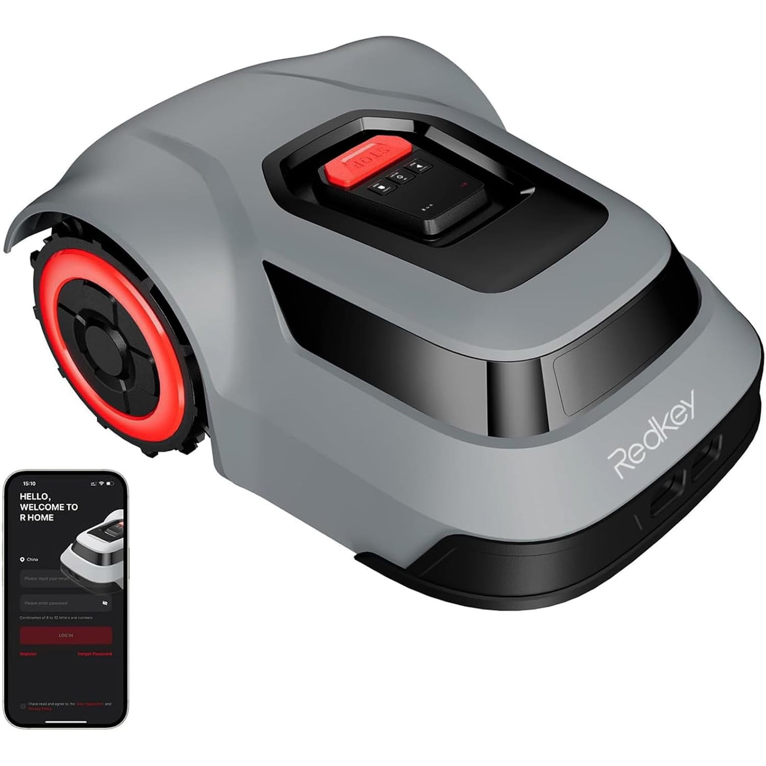 Redkey MGC500 Robot Lawn Mower with 393ft Stable Boundary Wires for 0. ...