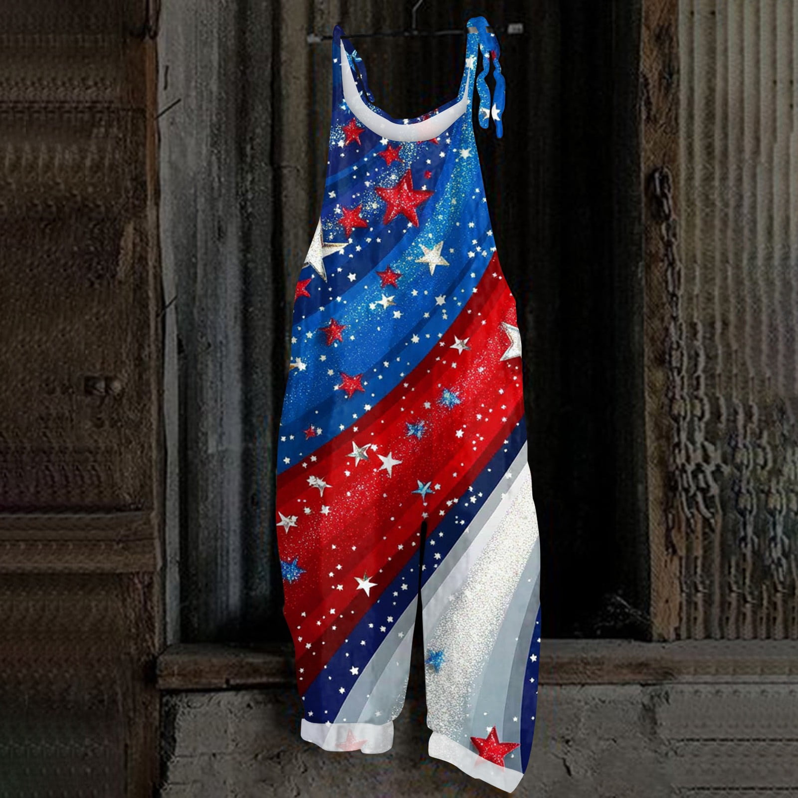 MGCWSH 4th Of July Jumpsuits for Women,Memorial Day Jumpsuits Linen Usa ...