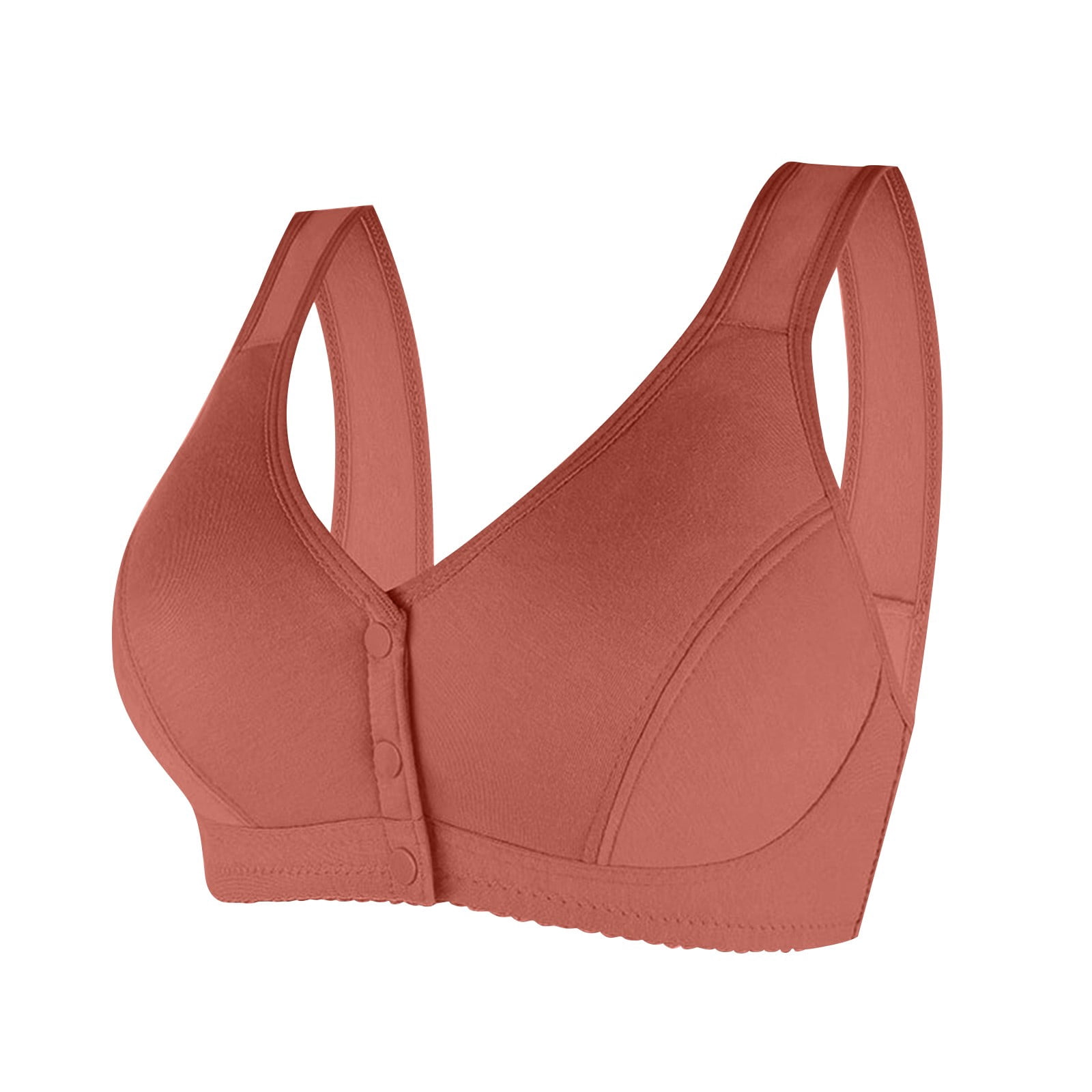 MGCWSH Daisy Bra for Seniors, Front Snap Closure Bras, Front Snaps ...