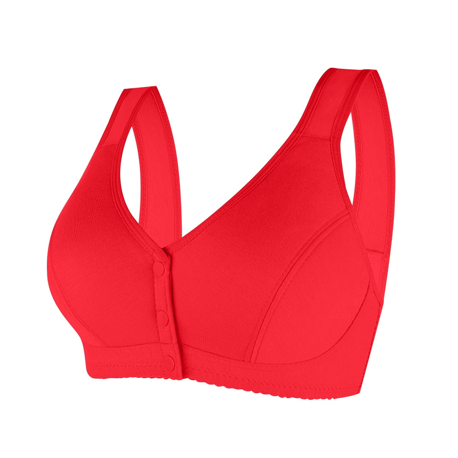 MGCWSH Daisy Bra for Seniors, Front Snap Closure Bras, Front Snaps ...