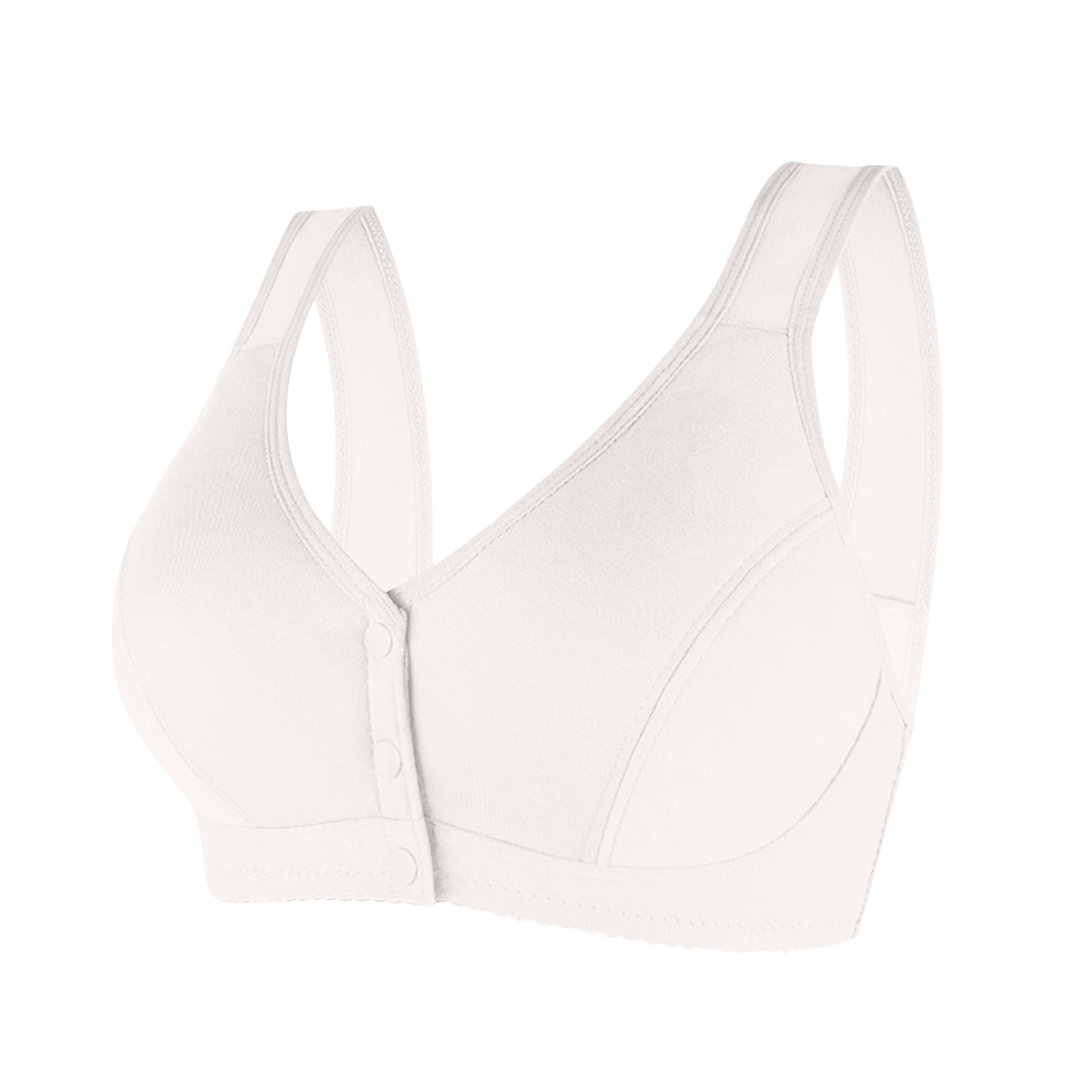 MGCWSH Daisy Bra for Seniors, Front Snap Closure Bras, Front Snaps ...