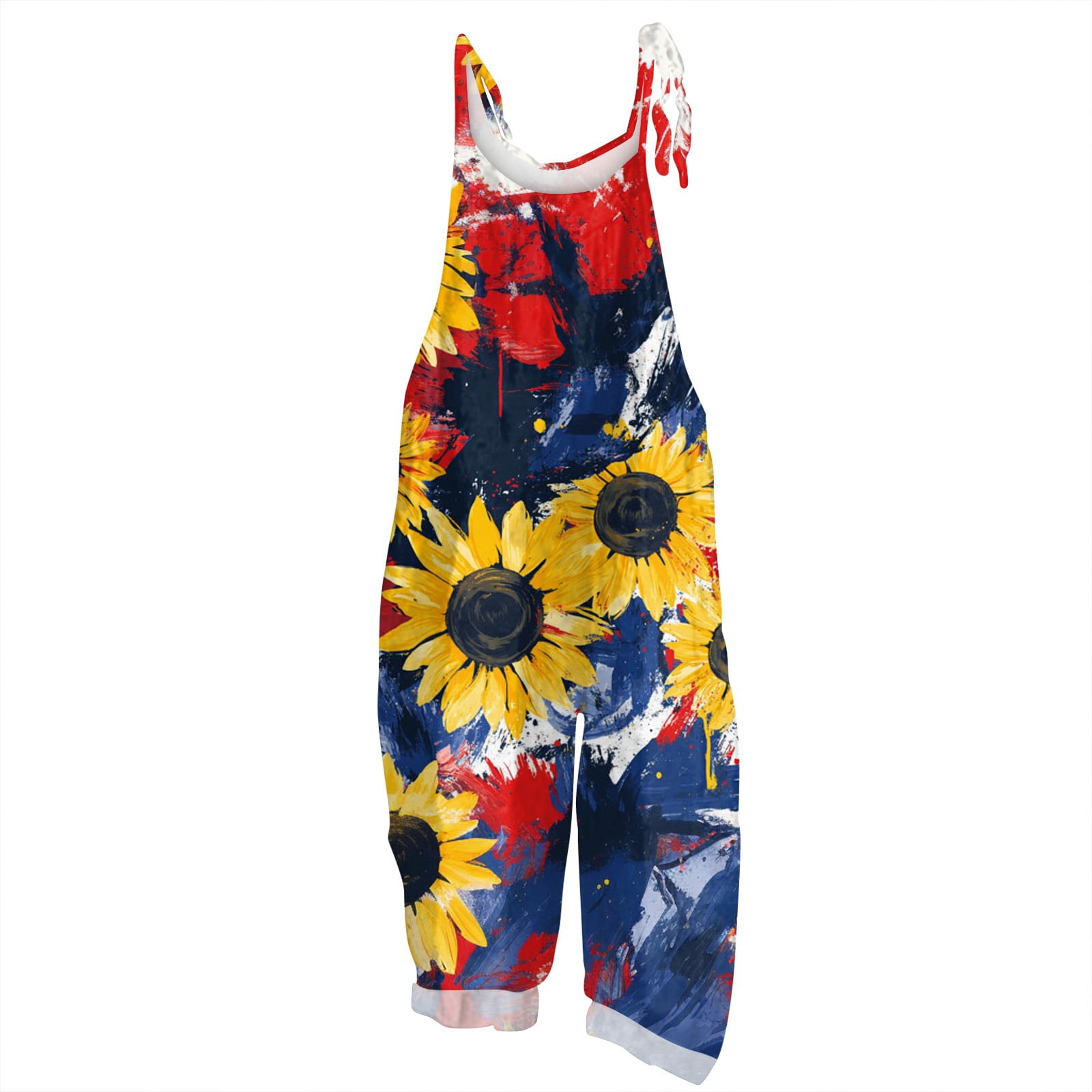 MGCWSH Independence Day Jumpsuits for Women,Red,White,and Blue ...