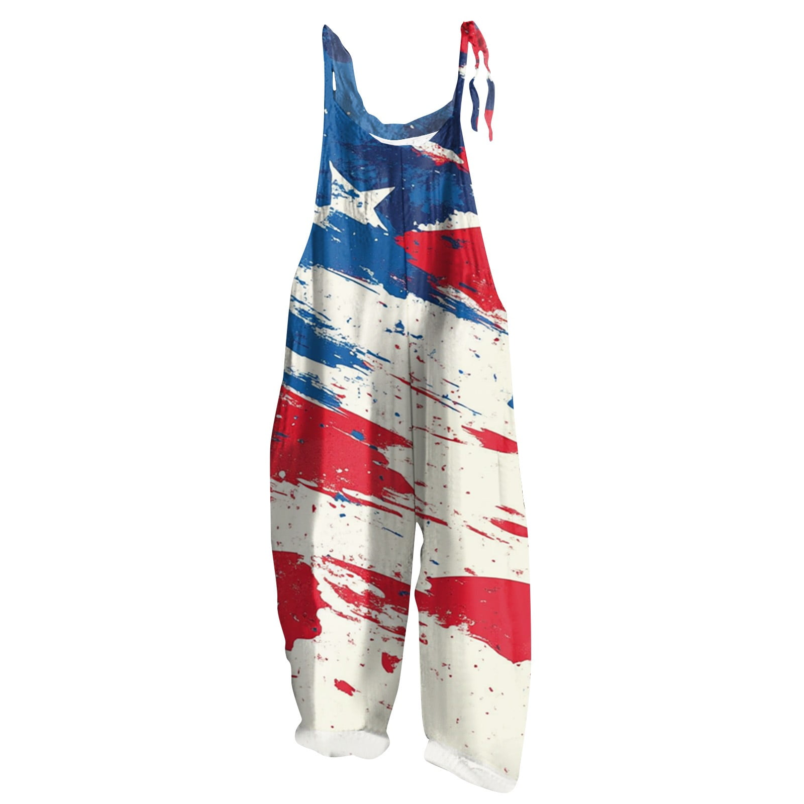 MGCWSH Independence Day Jumpsuits for Women,Stars and Stripes Jumpsuits ...