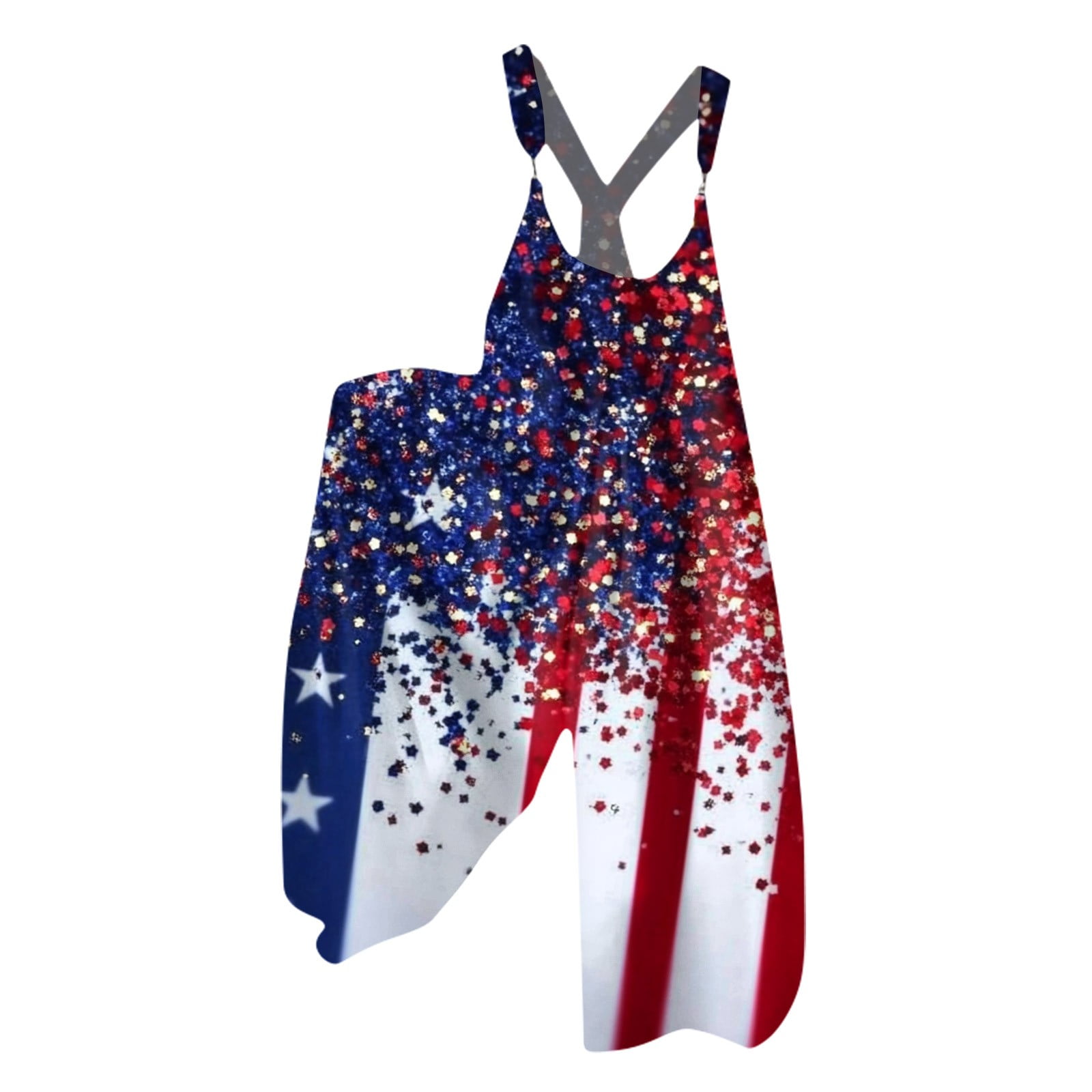 MGCWSH Independence Day Overalls for Women,American Flag Overalls Stars ...