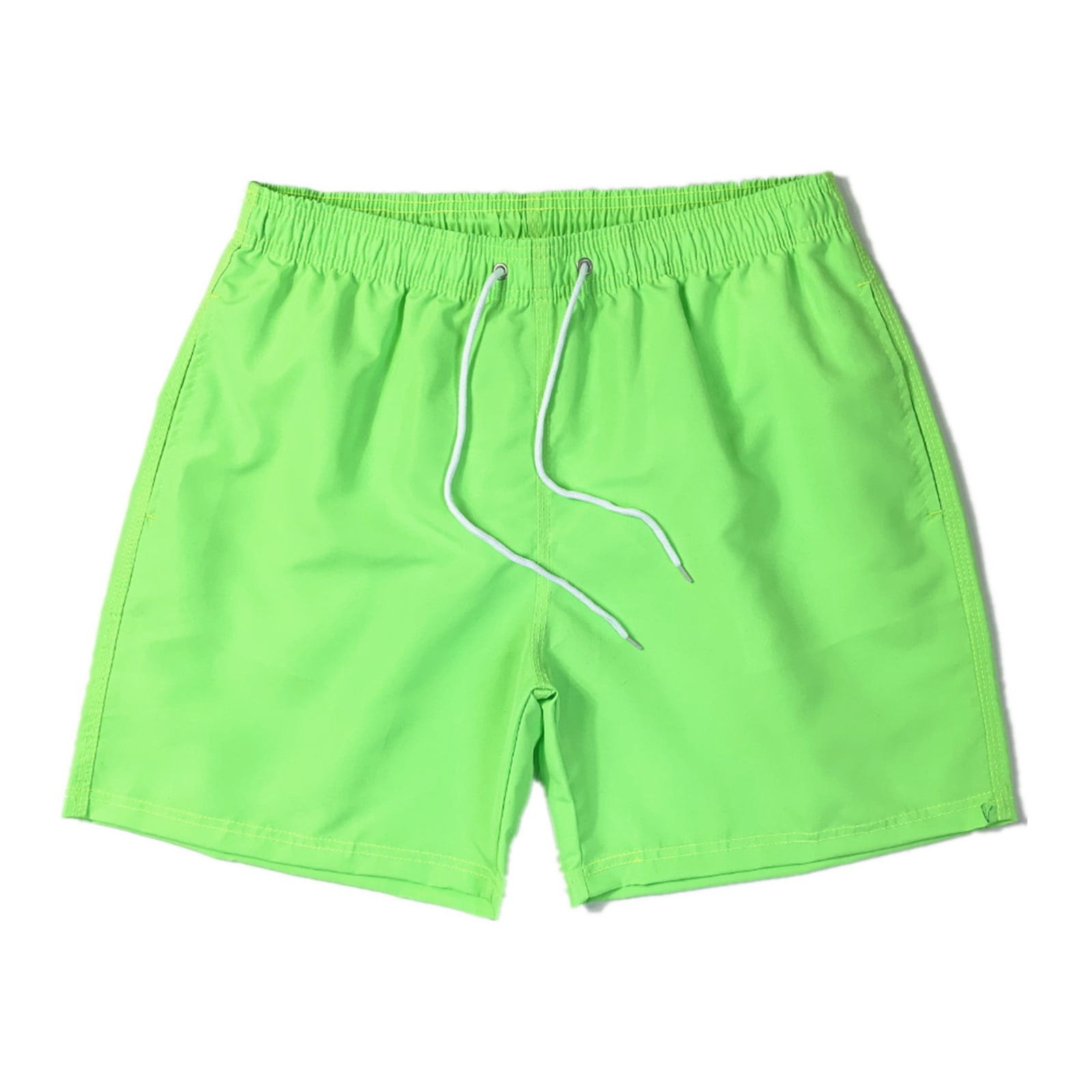 MGCWSH Men Swim Trunks Short with Mesh Lining Solid Bathing Suit ...