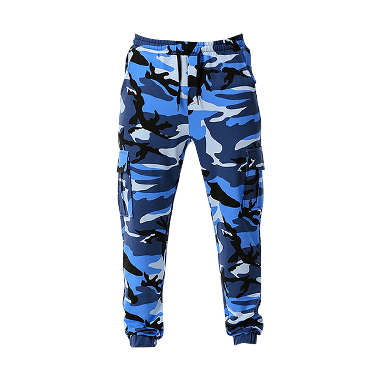 MGCWSH Mens Casual Street Fashion Camo Cargo Pants Army Combat Military BDU Pants Work Hunt ...