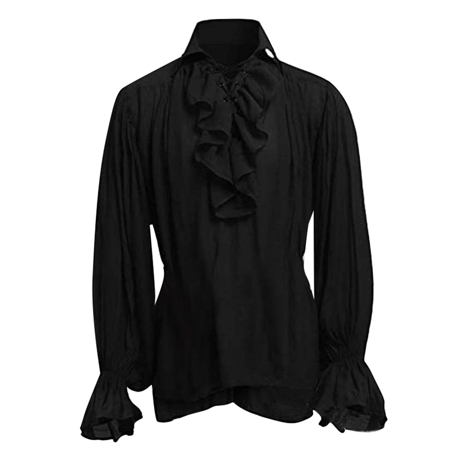MGCWSH Mens Vampire Shirt,Pirate Style Renaissance Victorian Gothic ...