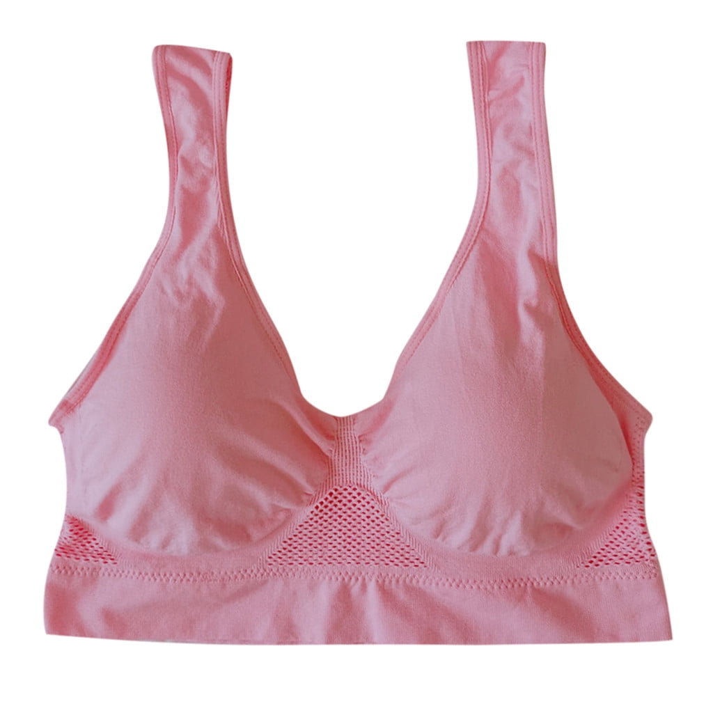 MGCWSH Women's Seamless Air Permeable Cooling Comfort Bra，Sport Yoga ...