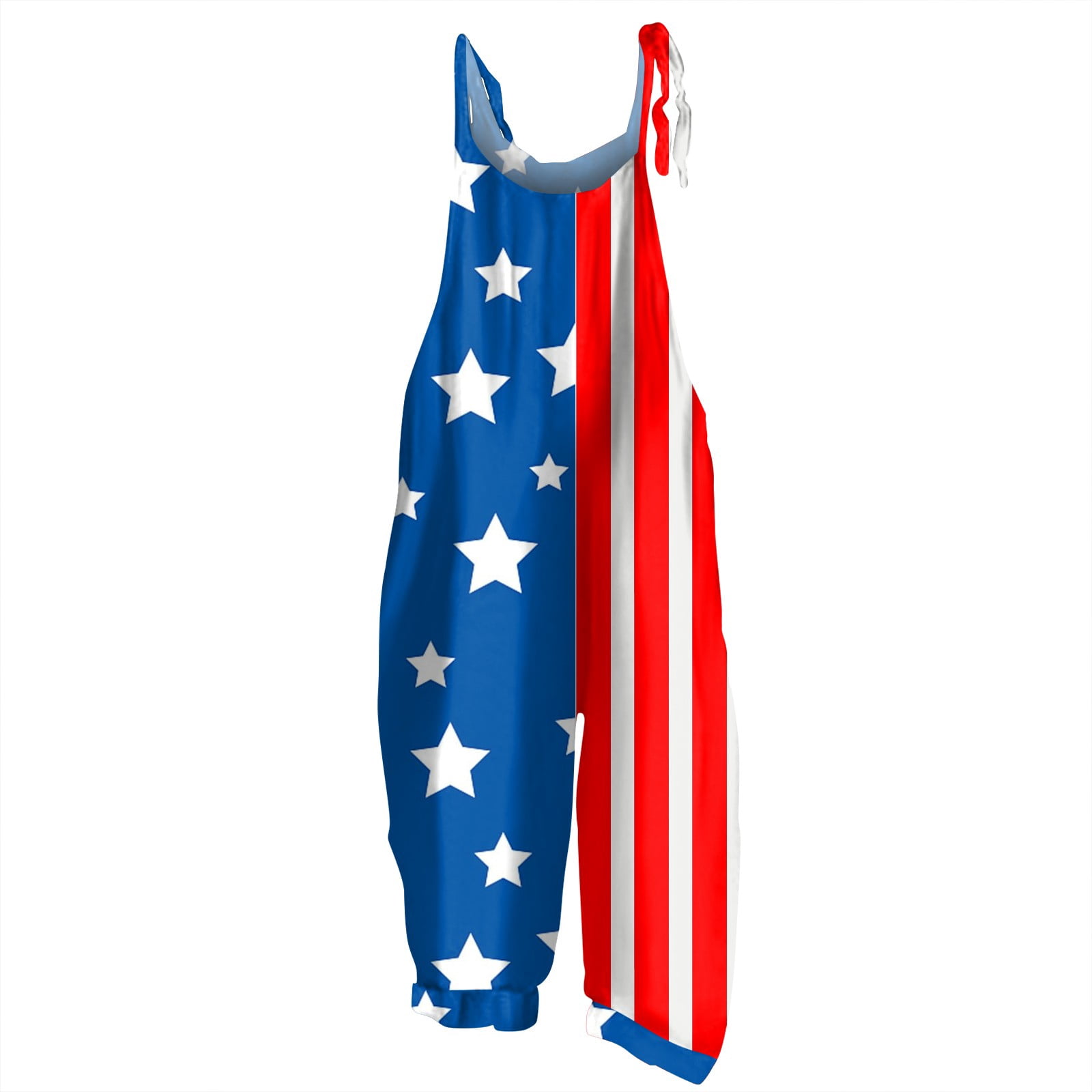 MGCWSH Womens 4th Of July Jumpsuits,Usa Flag Jumpsuits Linen Usa Flag ...