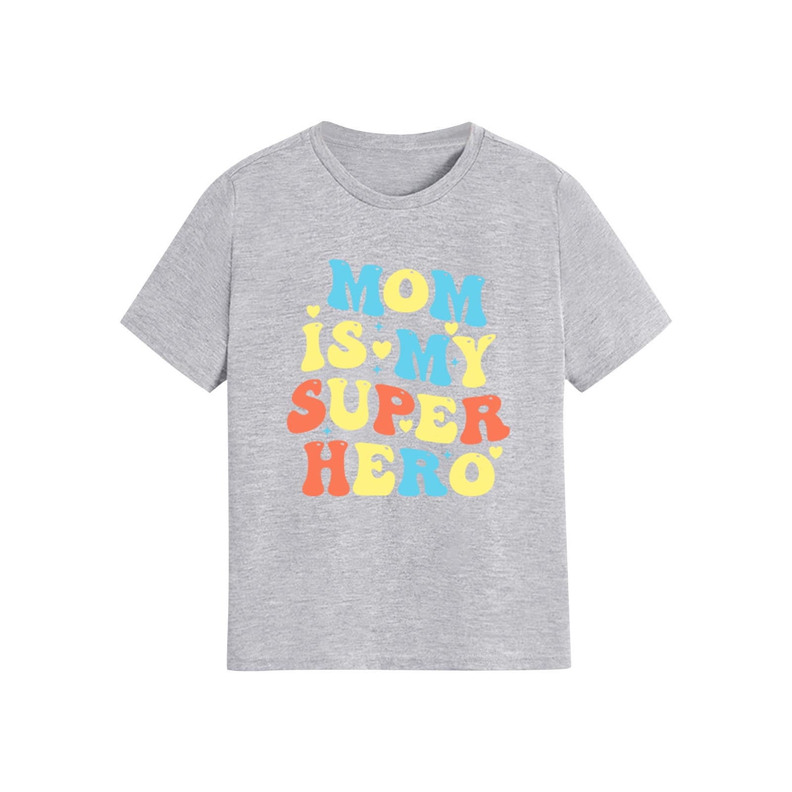 MGDXOX Kids Short Sleeve Crew Neck Mom Themed Graphic T Shirts Soft ...
