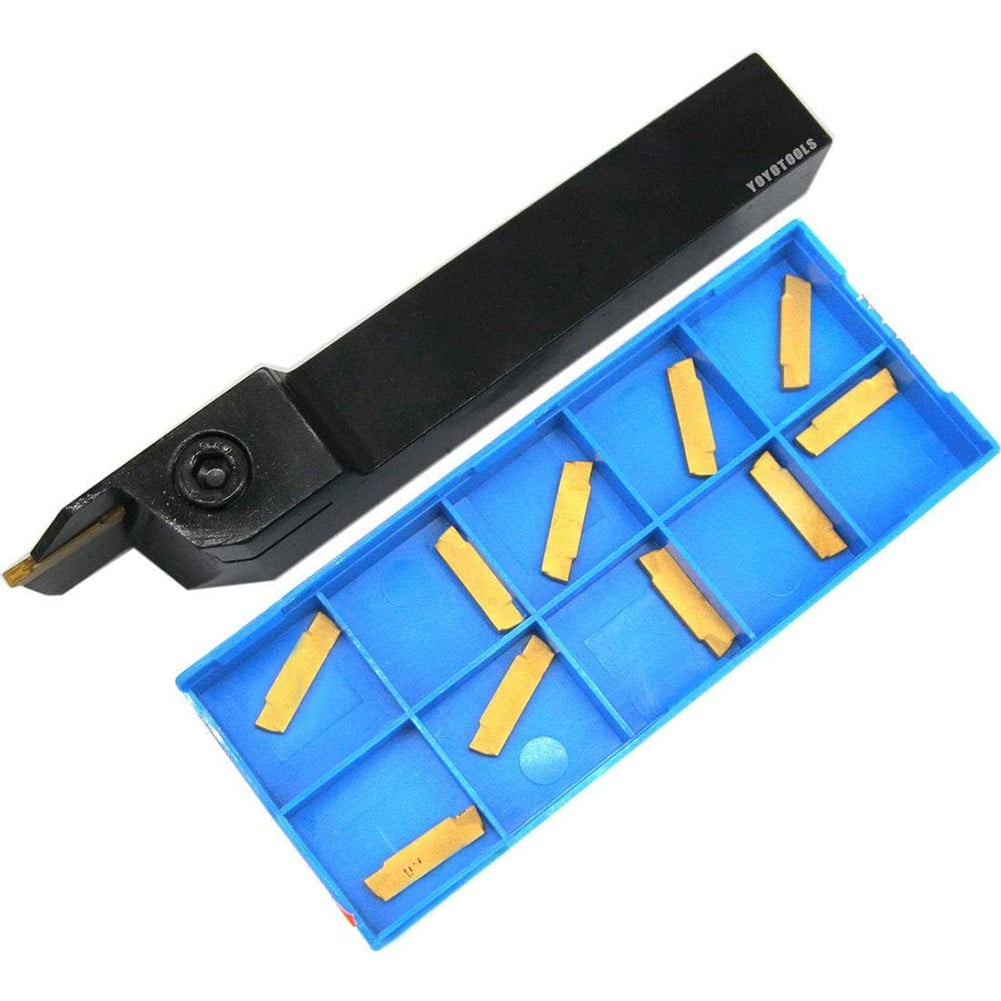 MGEHL1616-2 Lathe Boring Bar Turning Tool Holder + MGMN200-G 2mm Cutting Carbide Insert Blades ...