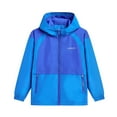 MGEOY Boys Girls Hooded Rain Jackets Waterproof Rain coats Windbreaker for Kids Lightweight ...