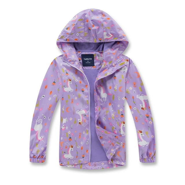 MGEOY Kids Waterproof Rain Jacket with Hood, Lightweight & Windproof, Cotton Lining - Walmart.com