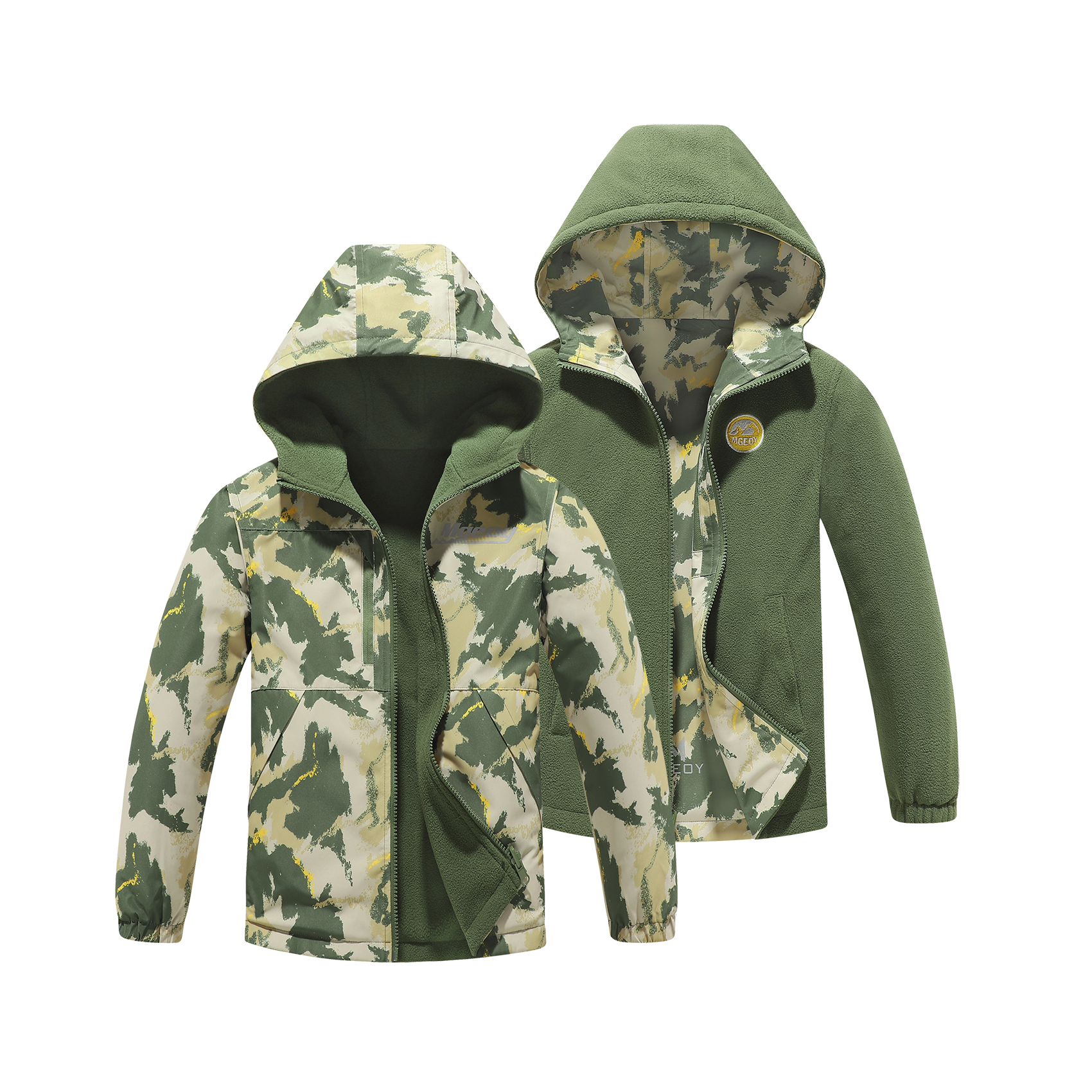 Coleman Apparel Fleece Lined Black Jacket, 2XL - Walmart.com