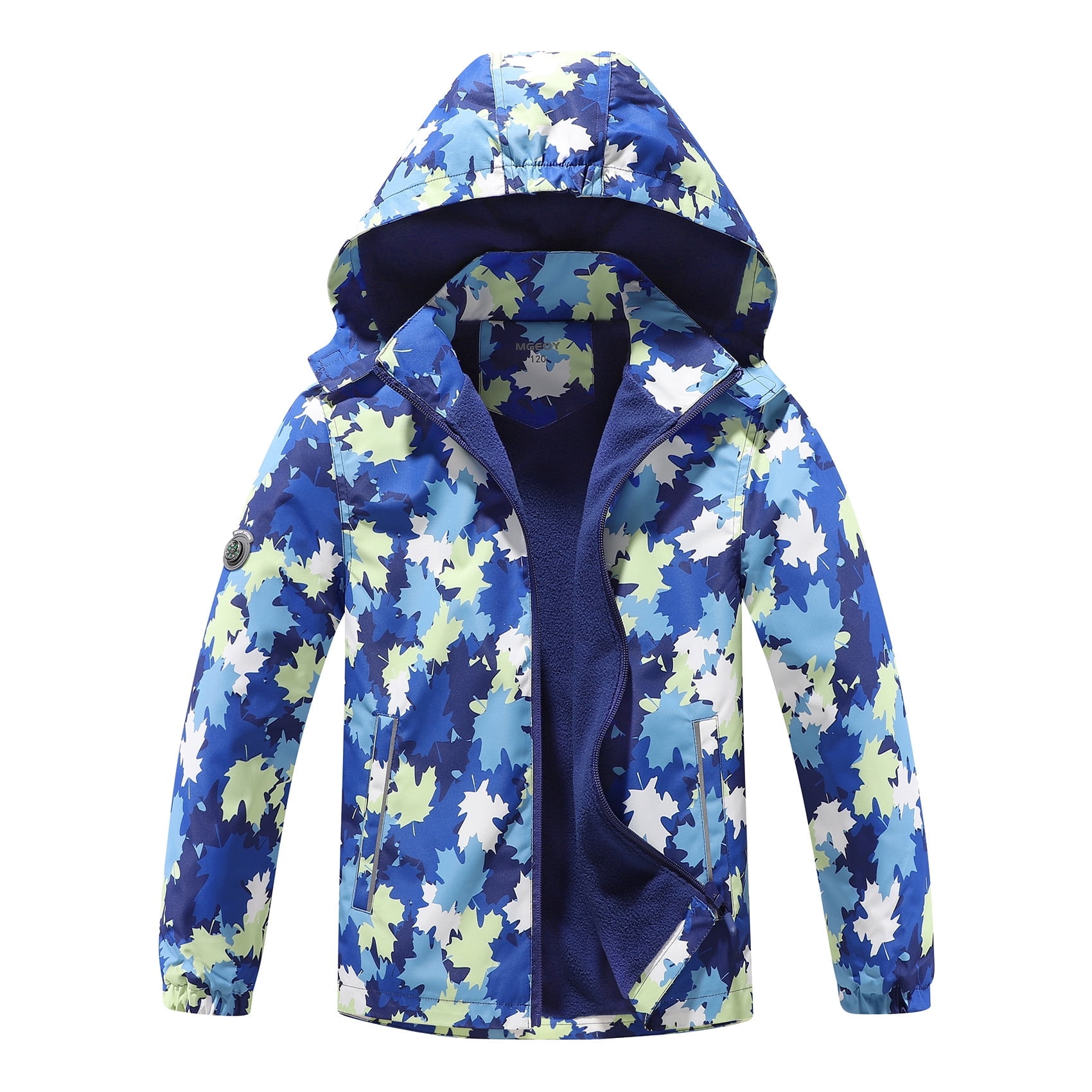 MGEOY Boys Rain Jackets Lightweight Waterproof Hooded Raincoats ...