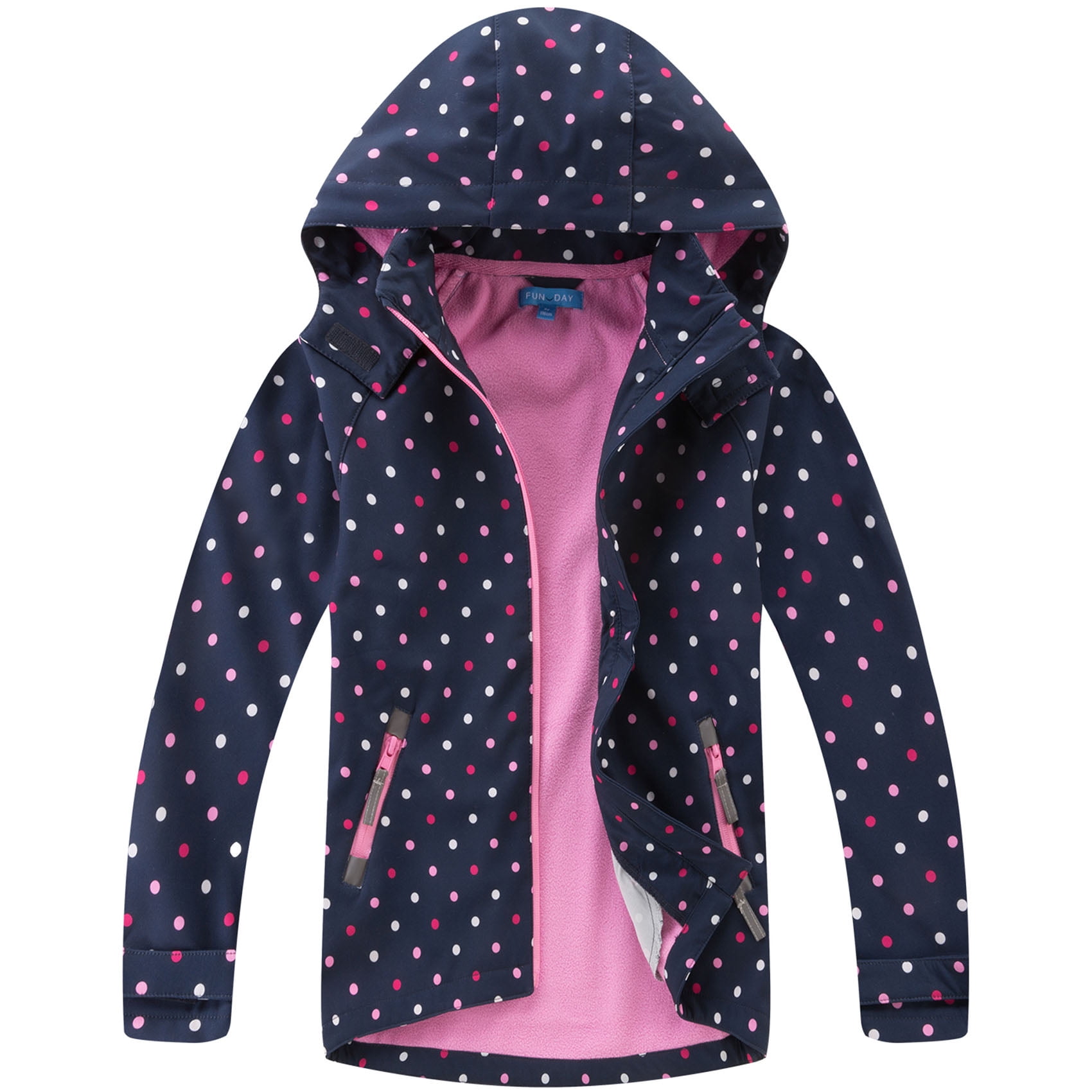 MGEOY Girls Lightweight Waterproof Raincoats, Windbreakers with ...