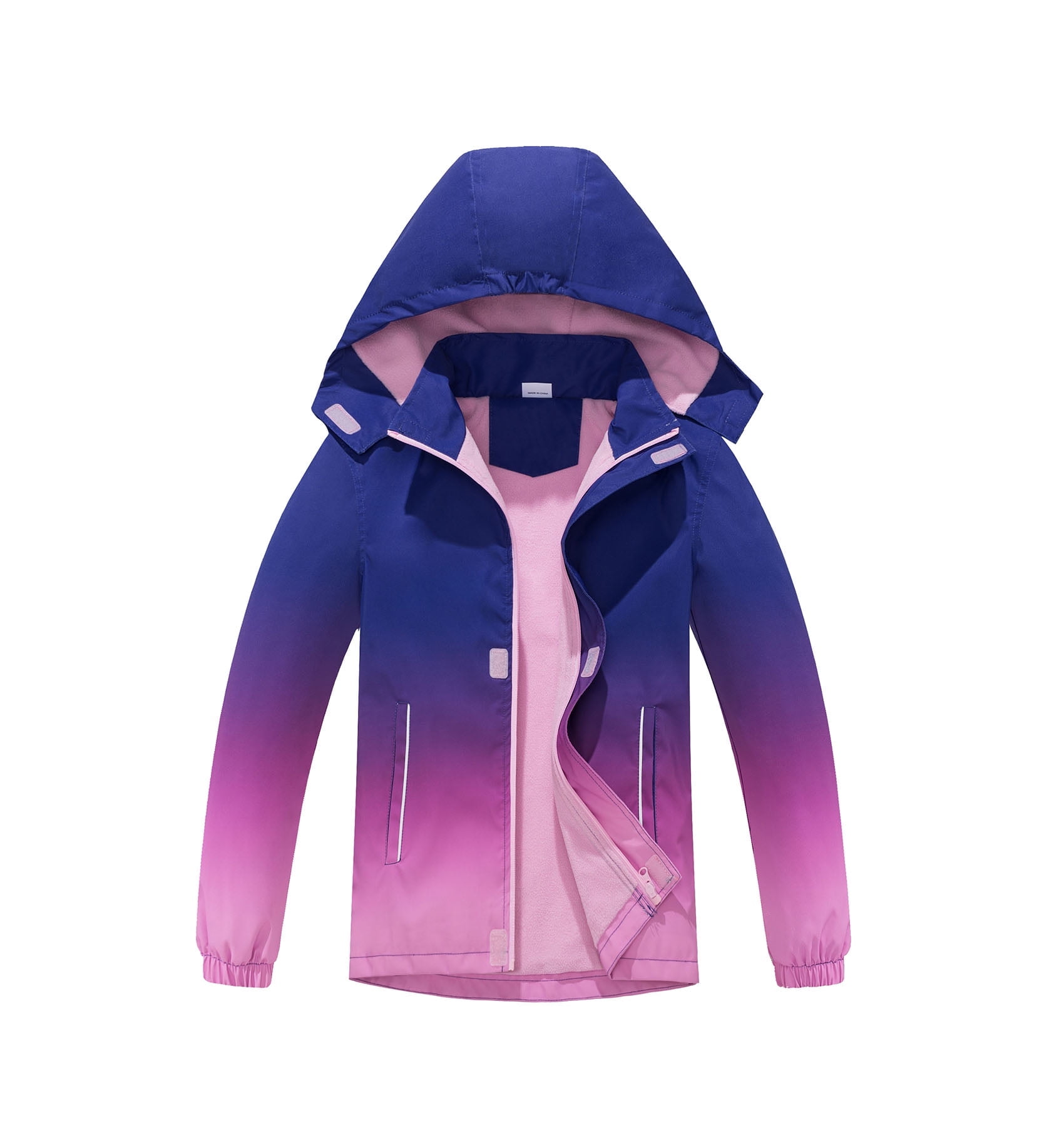 MGEOY Girls Rain Jackets Lightweight Waterproof Hooded Raincoats ...