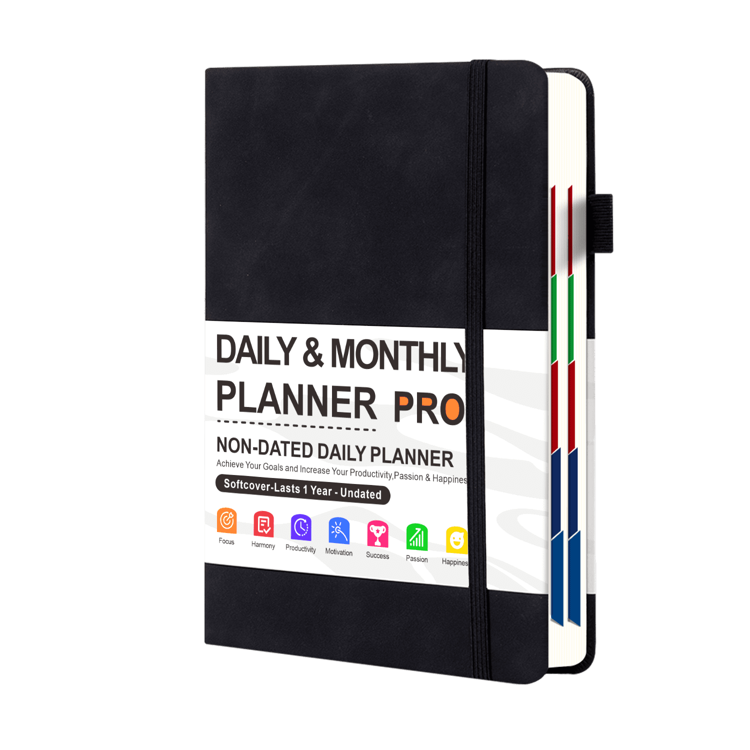 MGEZCOO 2025 Daily & Monthly Planner Pro for Students & Professionals ...