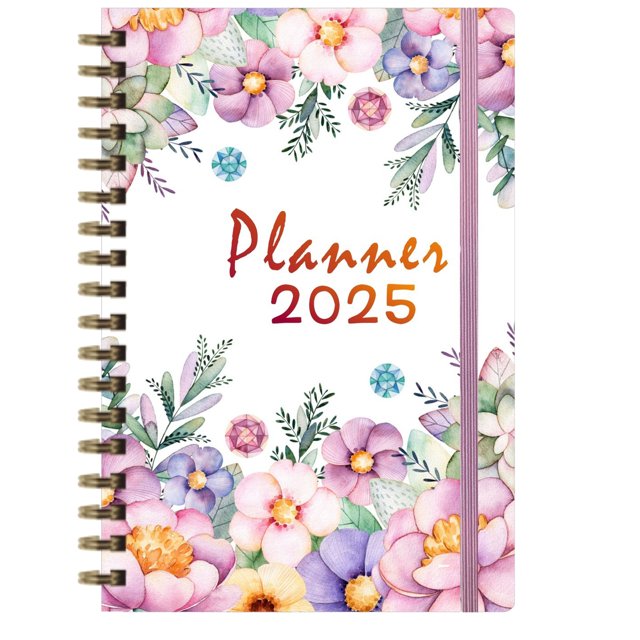 MGEZCOO 2025 Daily Planner with Monthly & Weekly Views, A5 Size ...