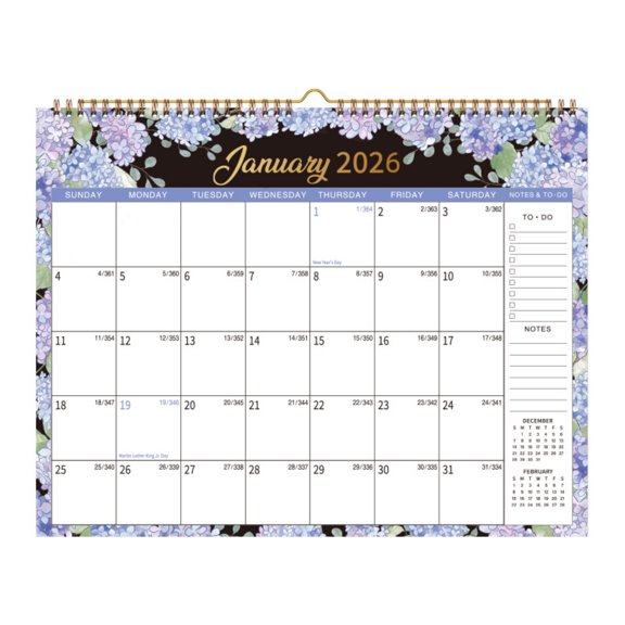 At-A-Glance, AAGPF228, Paper Flowers Monthly Wall Calendar, 1 Each ...