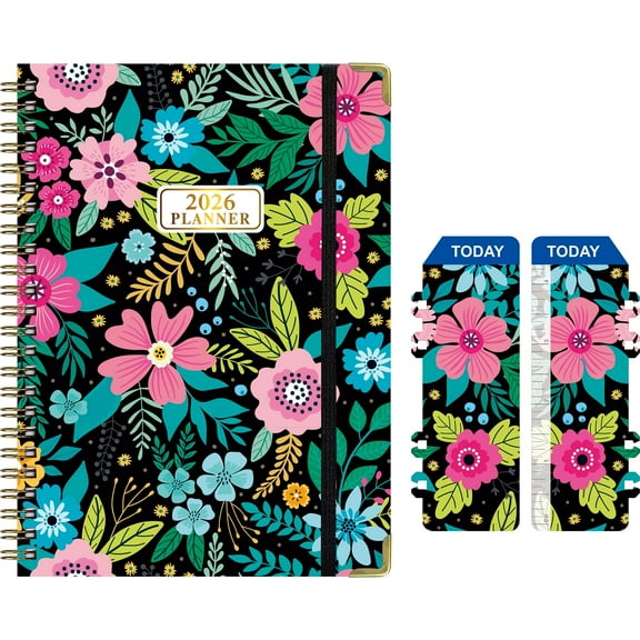 2026 Weekly Monthly Planner Notebook - Hardcover, Monthly Tabs, Thick ...