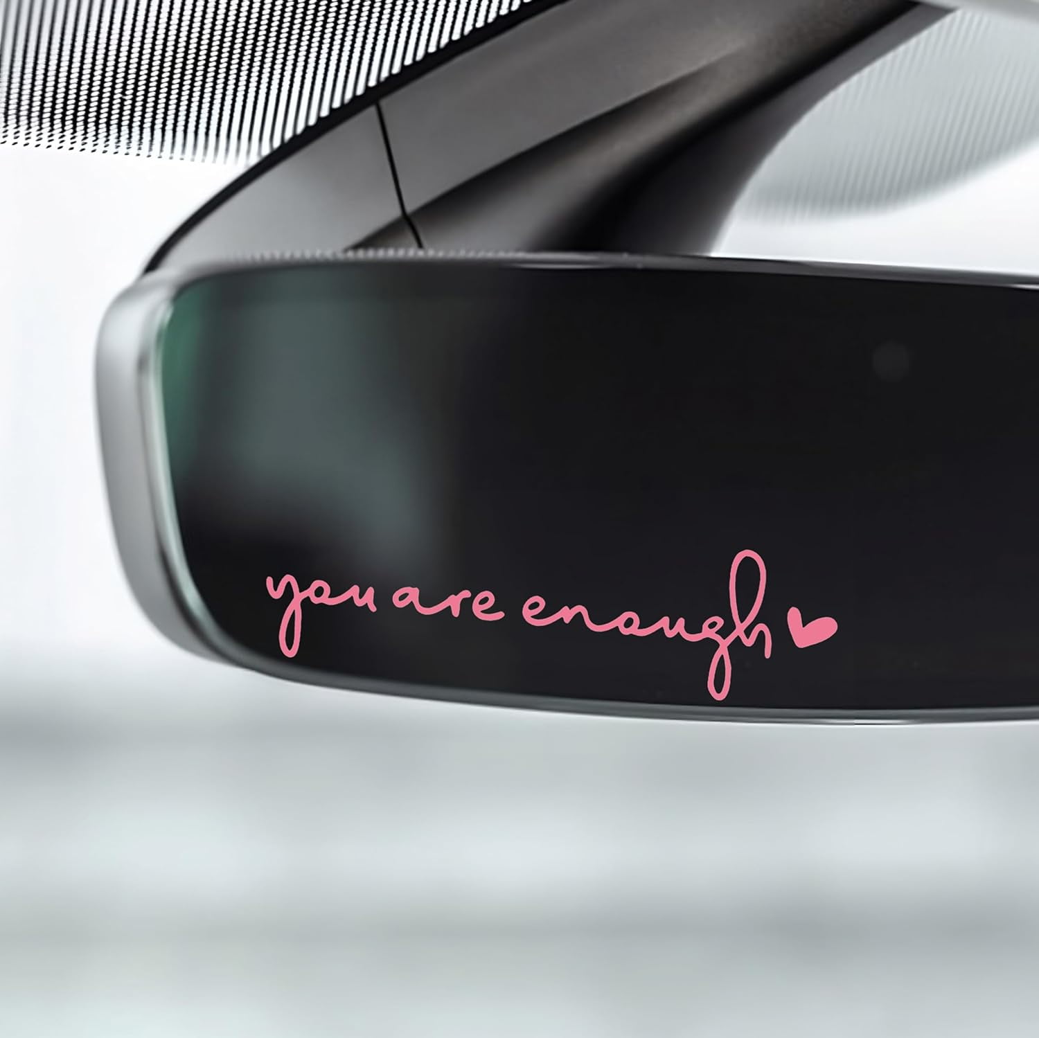 MGEZCOO 3X You are Enough Rearview Mirror Decal, Car Decals, Car ...
