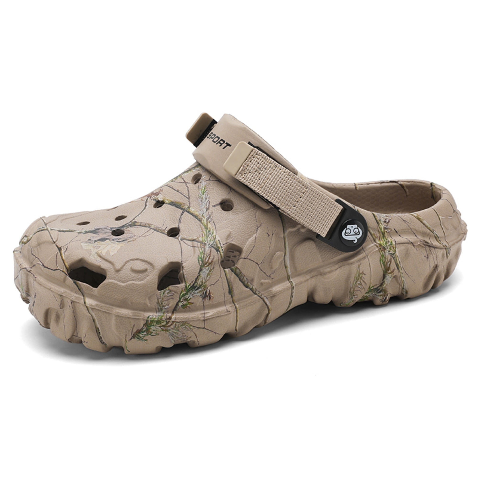 MGEZCOO Men's Camouflage Clogs – Breathable Garden Shoes, Slip-On Water ...
