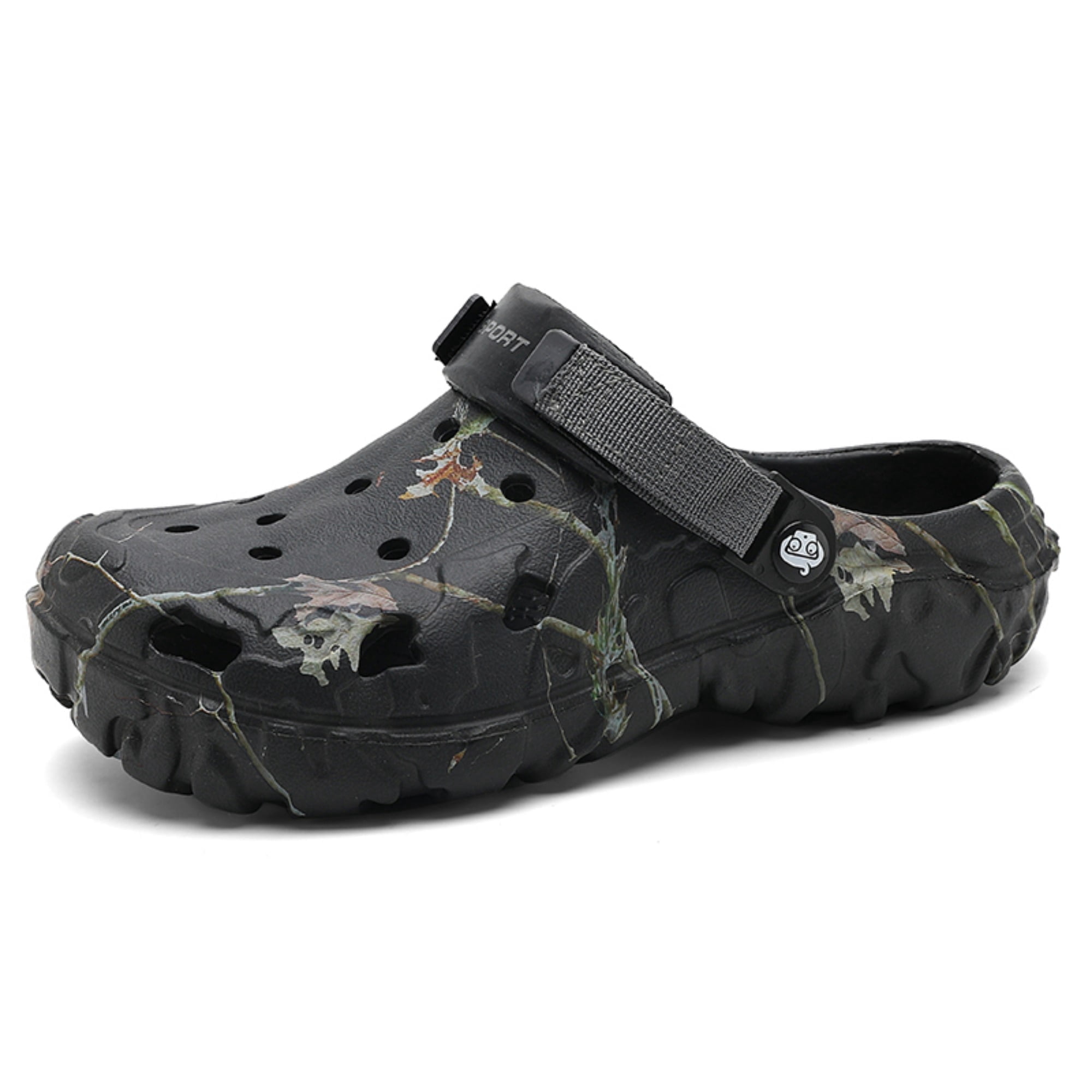 MGEZCOO Men's Camouflage Clogs – Breathable Garden Shoes, Slip-On Water ...