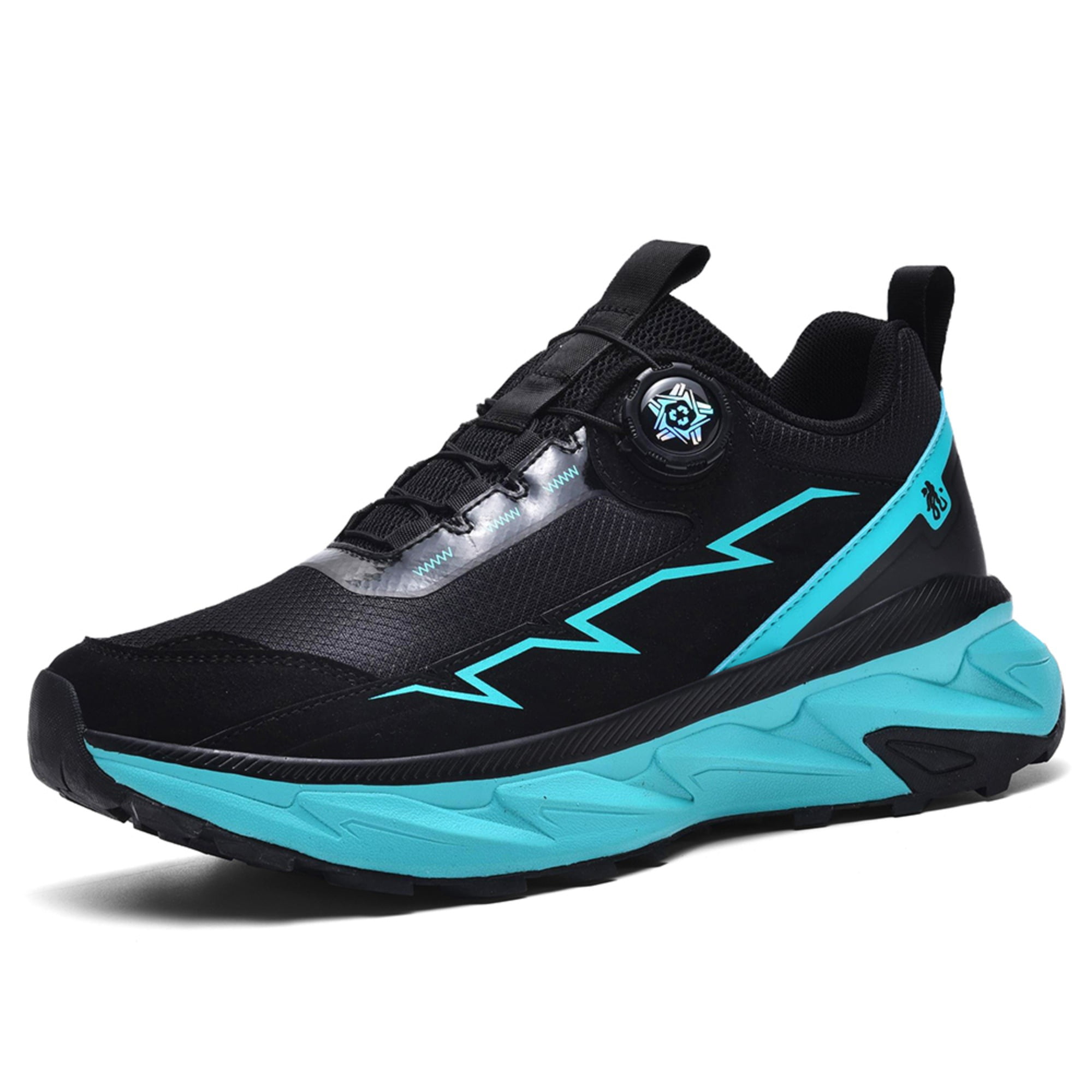 MGEZCOO Men's Running Shoes Lightweight Slip-On Sneakers with Dial ...