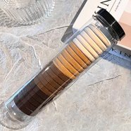 TELETIES Large Hair Ties, Jet Black - Walmart.com