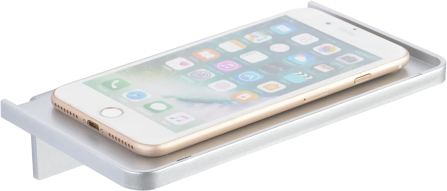 MGEZCOO Stick-on Wall Shelf - Small Wall Mounted Clear Acrylic Wonder ...