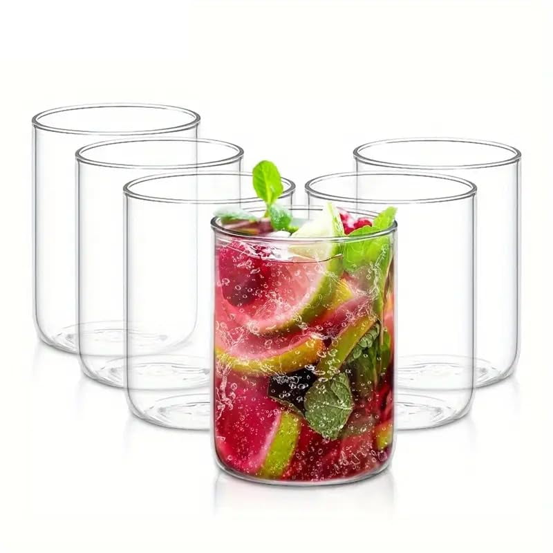 MGLASS Radiance Borosilicate Glass Tumbler Serves Water Cold Drinks ...