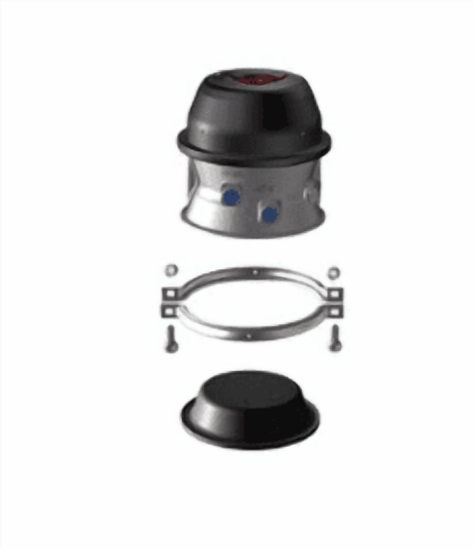 MGM 3230008X Long Stroke Brake Chamber 30/30, Double Diaphragm 3.0 ...
