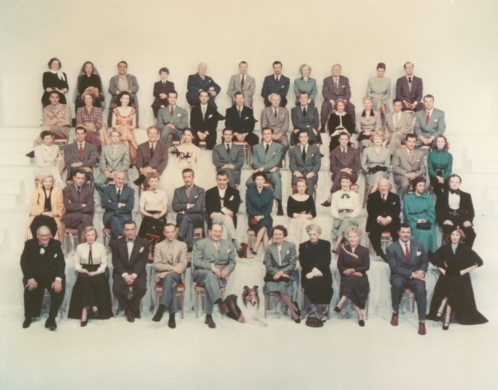 MGM Family Photo Posed With Cast Photo Print (24 x 30) - Walmart.com