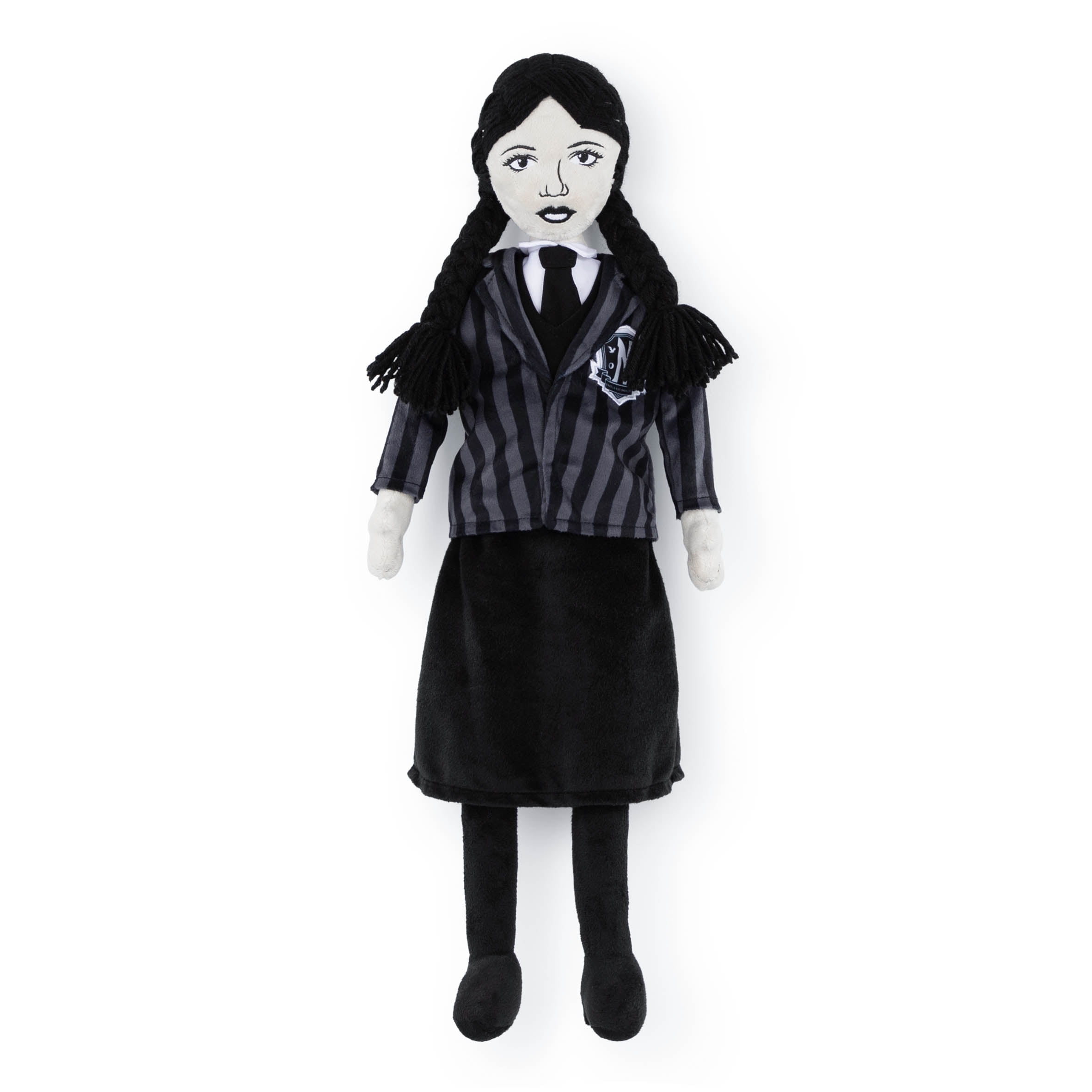 Wednesday, Pillow Buddy, 100% Velboa Microfiber, Black & White ...