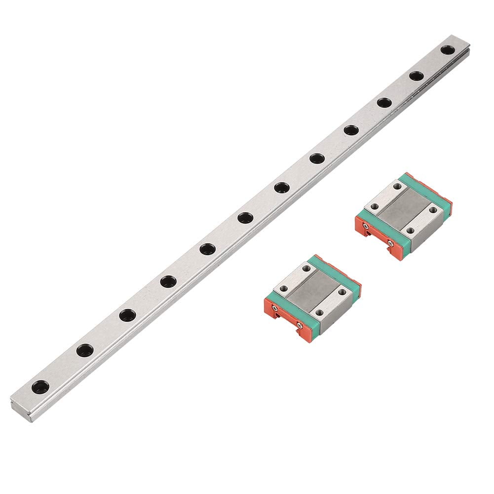 MGN12 Linear Guide Rail, 300mm Length, Slide Blocks with Lubrication, 2 ...