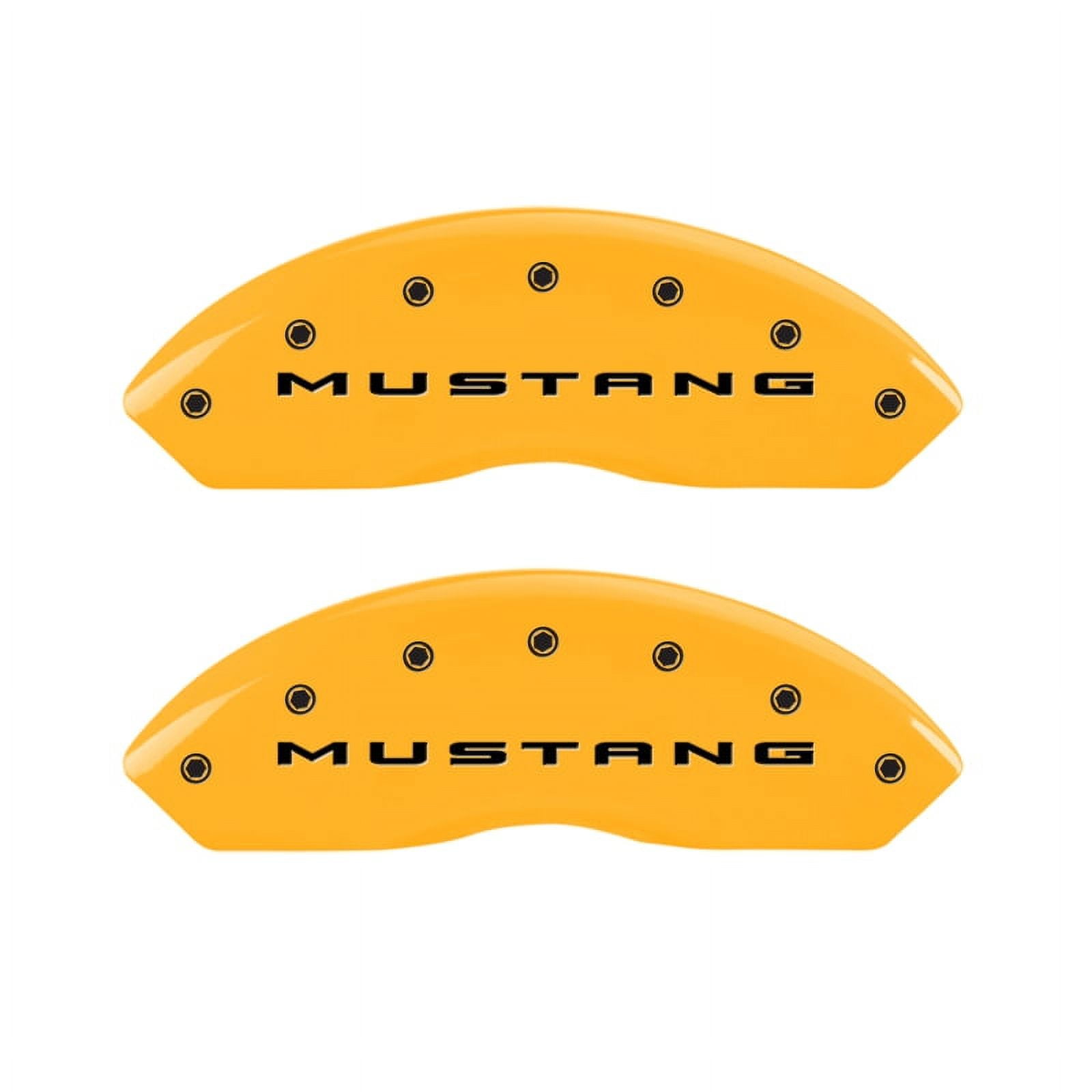 MGP 4 Caliper Covers Engraved Front 2015/Mustang Engraved Rear 2015/Bar ...