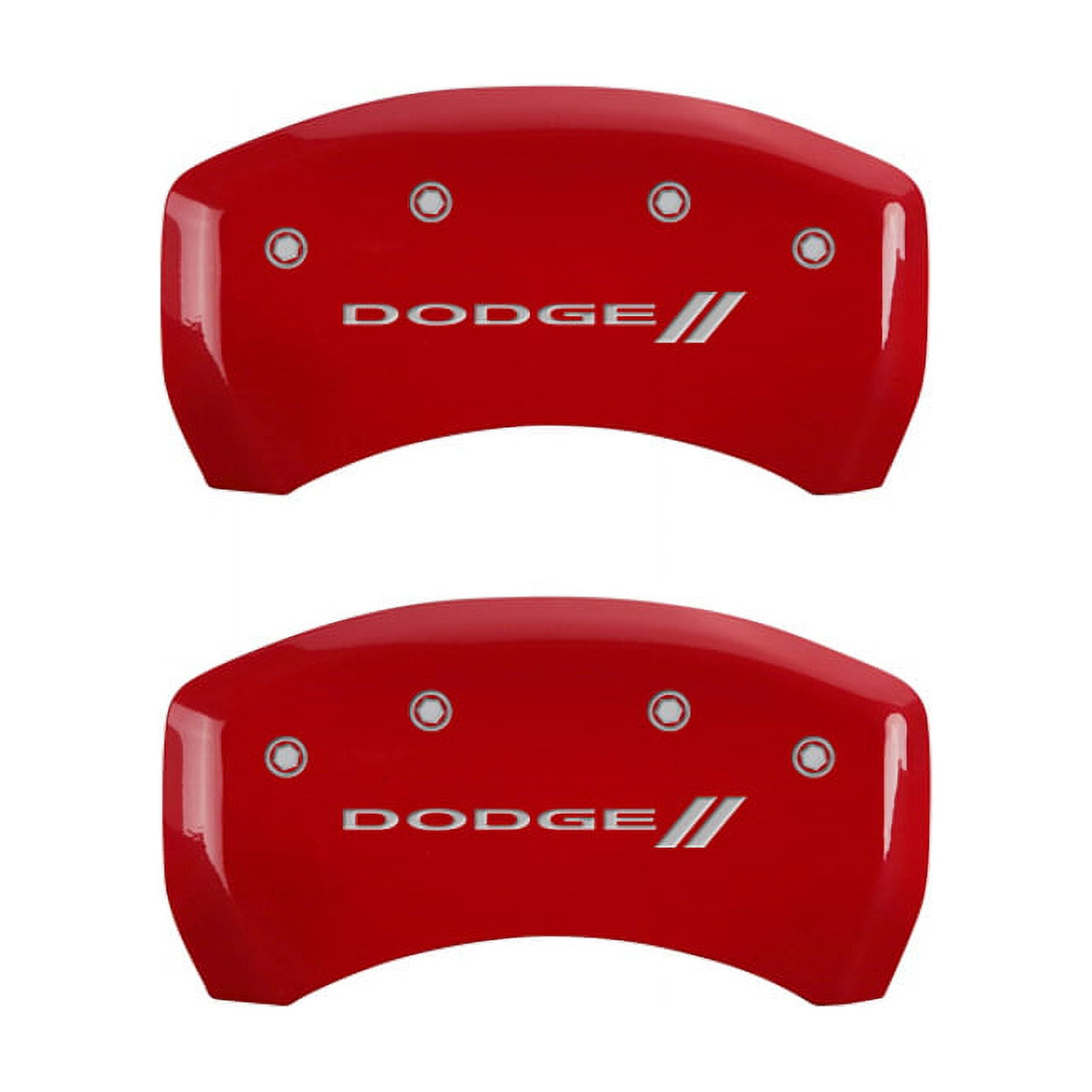 MGP Caliper Covers 12162SDD3RD Dodge Logo - Red Powder Coat - Set of 4 ...