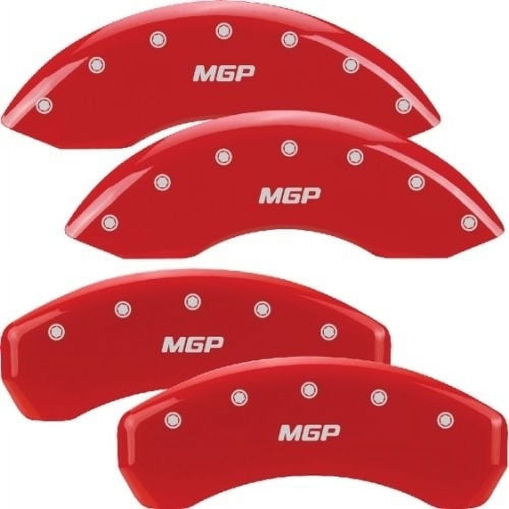 MGP Caliper Covers 14033SRD MGP Logo - Red Powder Coat - Set of 4 Fits ...