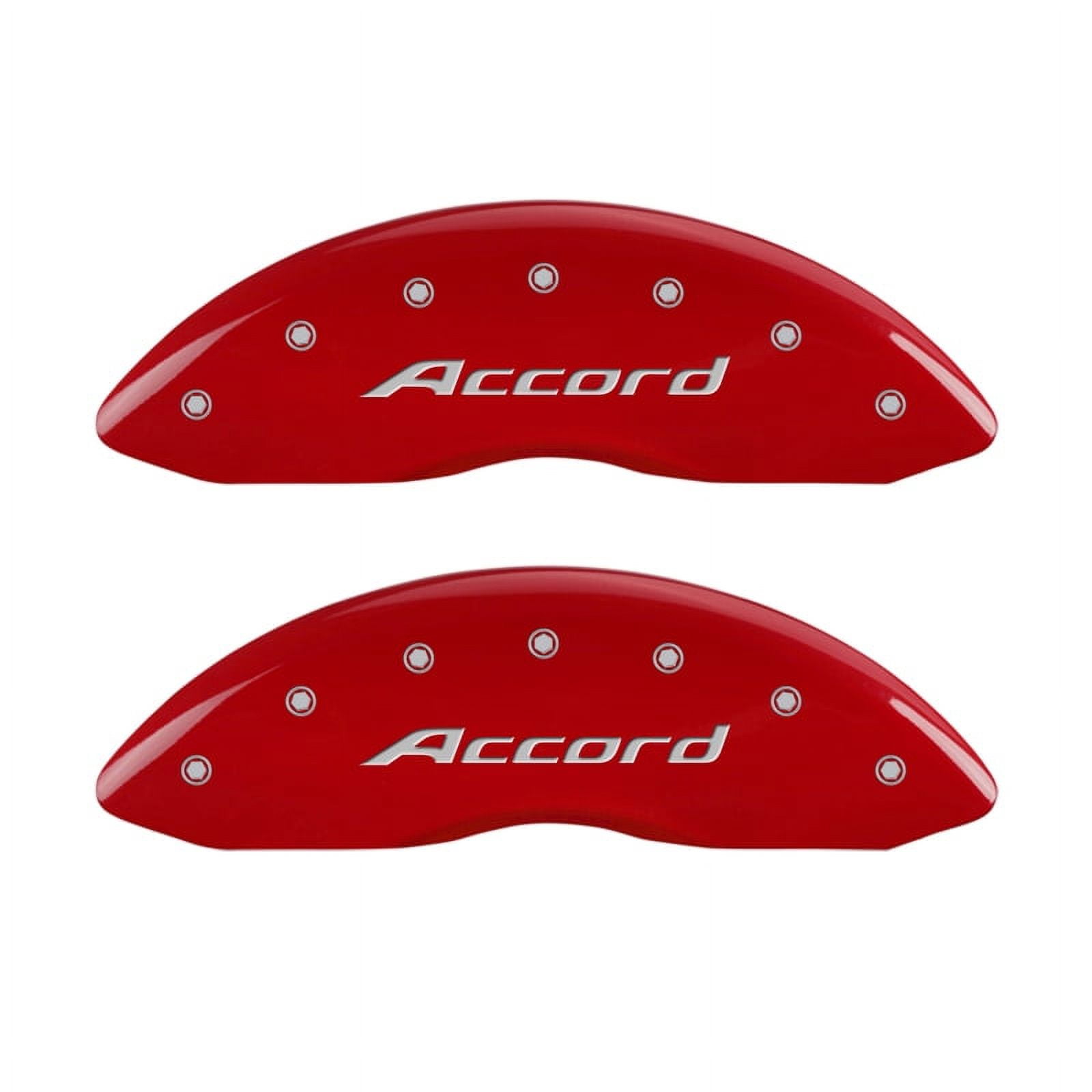 MGP Caliper Covers 20219SACCRD Accord Logo - Red Powder Coat - Set of 4 ...