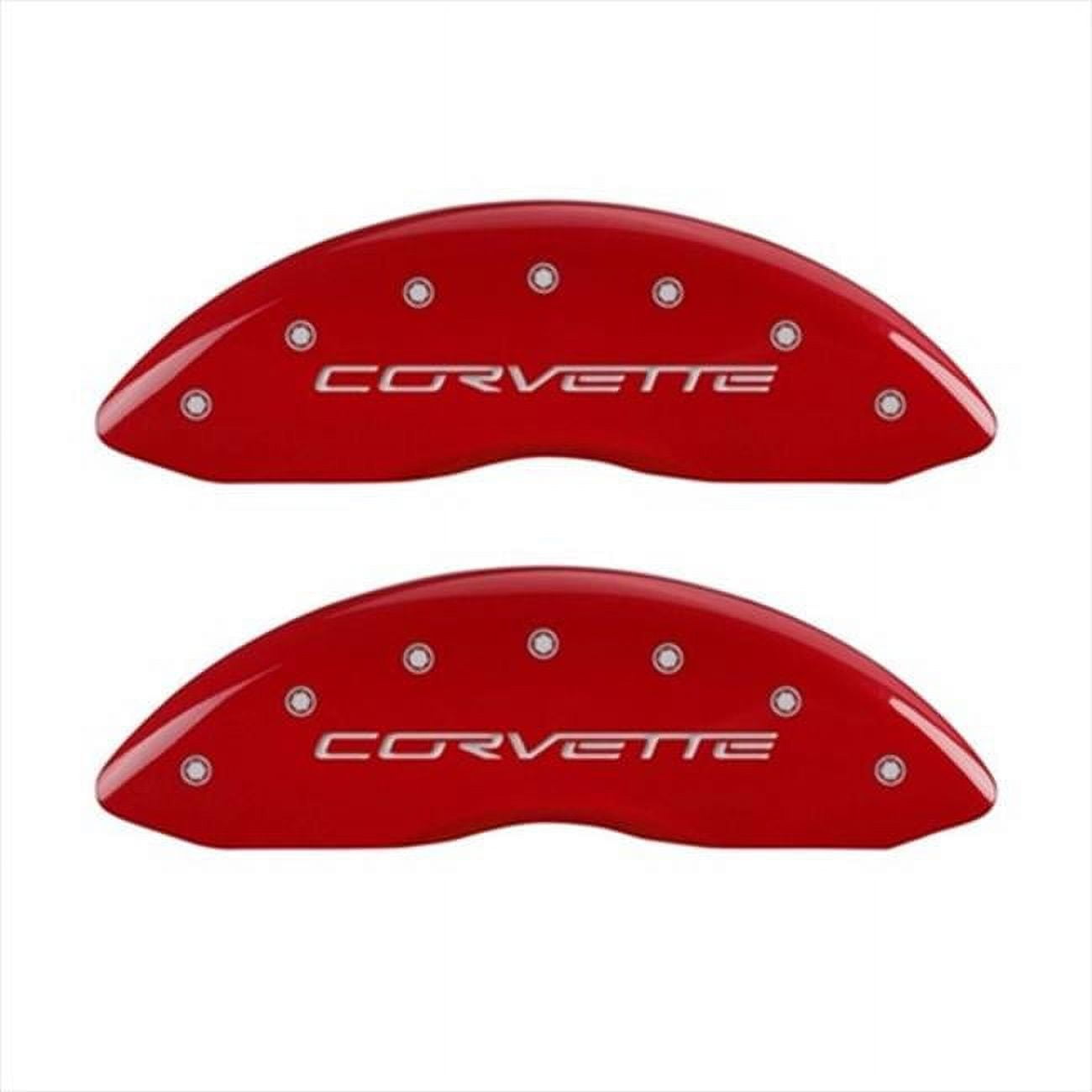 MGP Caliper Covers C6 & Corvette Red Caliper Covers - Engraved Front ...