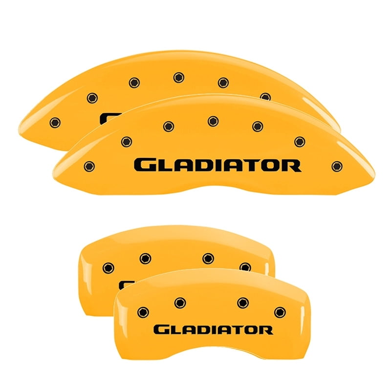 MGP Caliper Covers Disc Brake Caliper Cover 42021SGLDYL - Walmart.com
