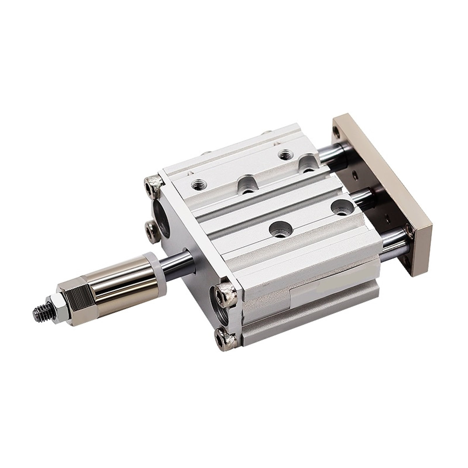 MGPM20/25 Adjustable Stroke Bore Size 20mm/25mm Three Axis With Rod Compact Guide Air Actuator ...